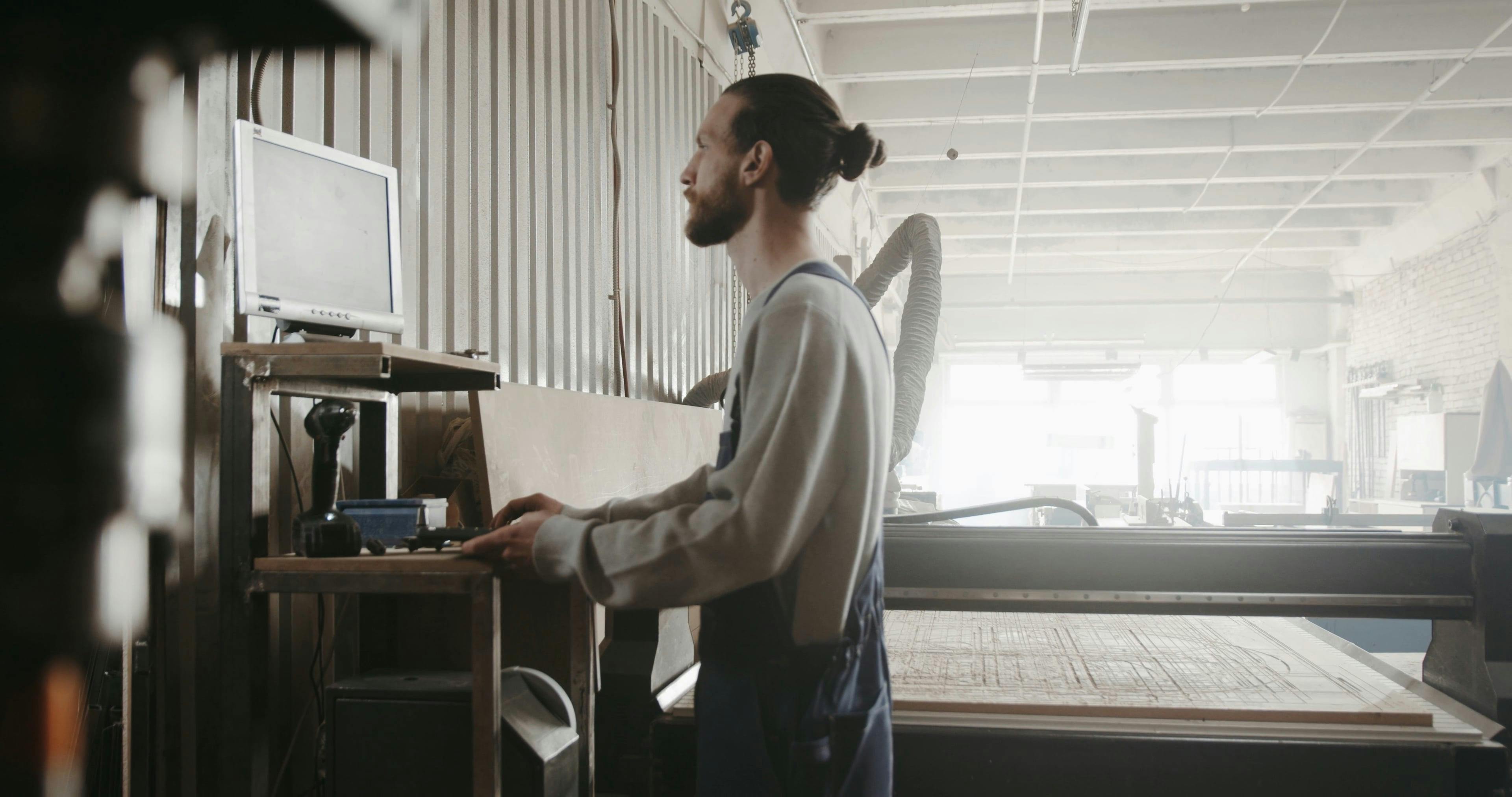 Man using Computer Free Stock Video Footage, Royalty-Free 4K & HD Video ...