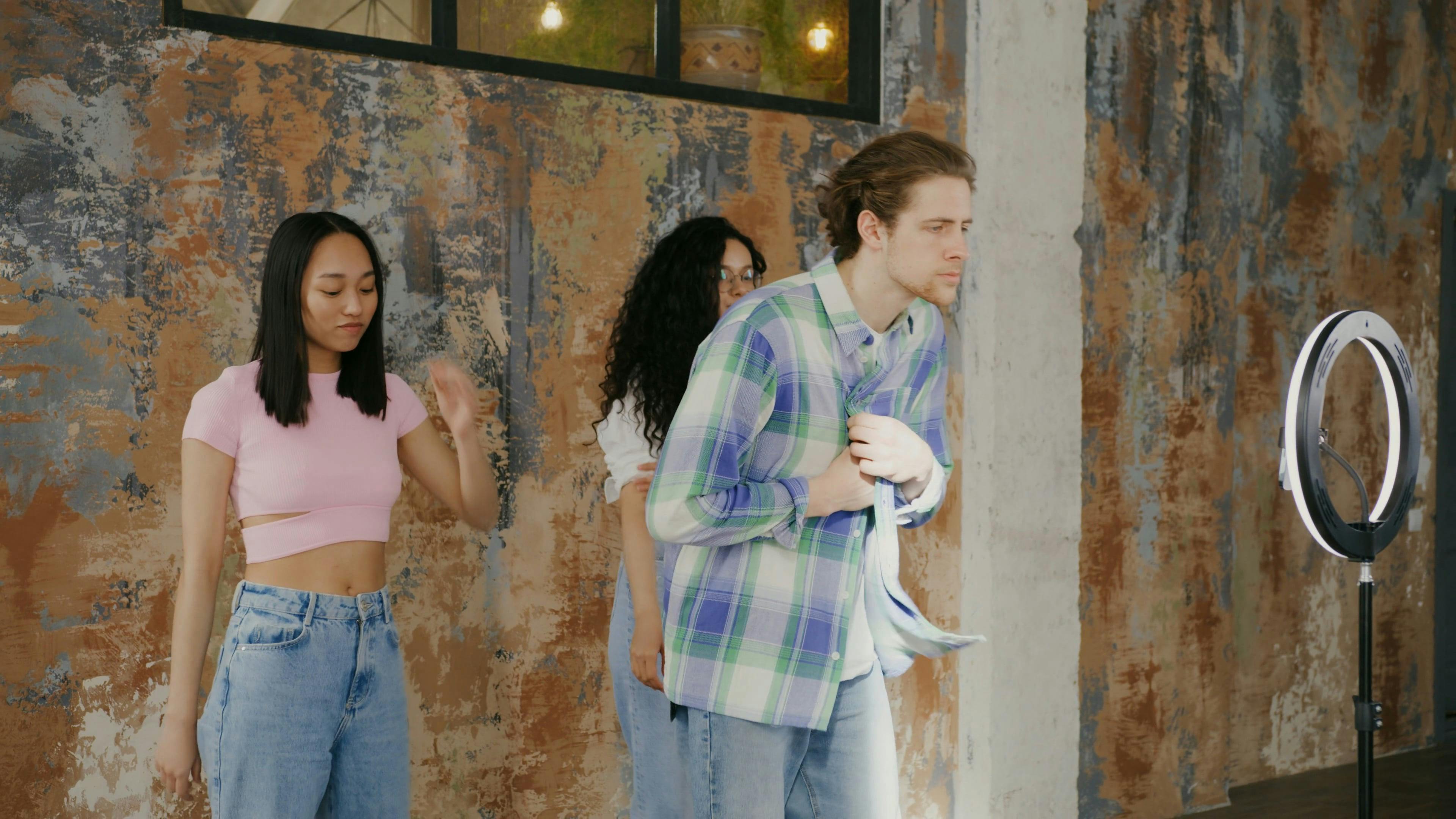 People Recording Themselves Dancing · Free Stock Video