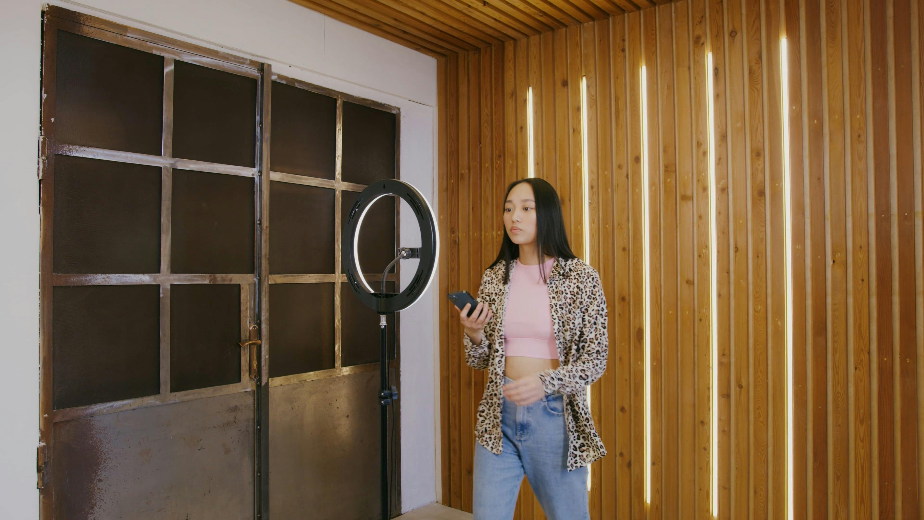 A Woman Recording a Video Free Stock Video Footage, Royalty-Free 4K ...