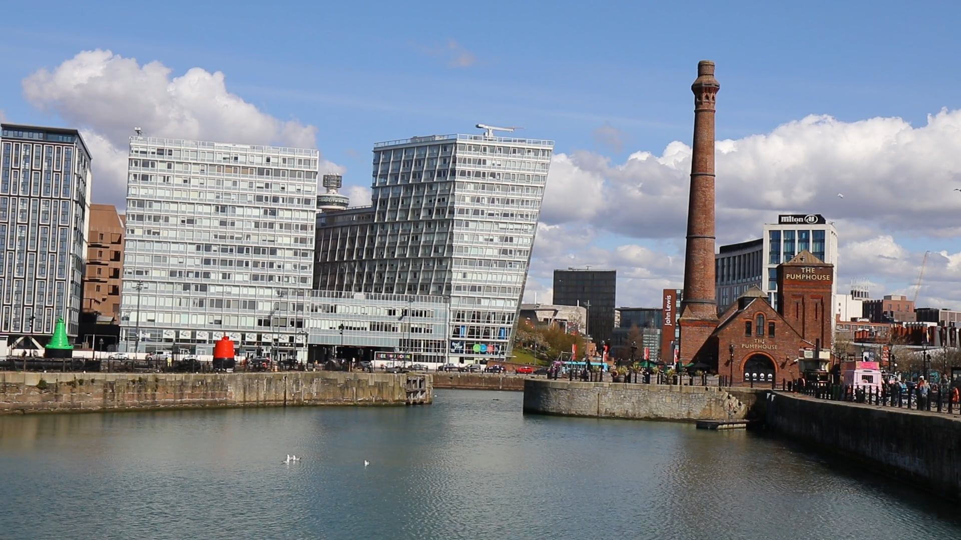 Buildings by the Royal Albert Dock Free Stock Video Footage, Royalty ...
