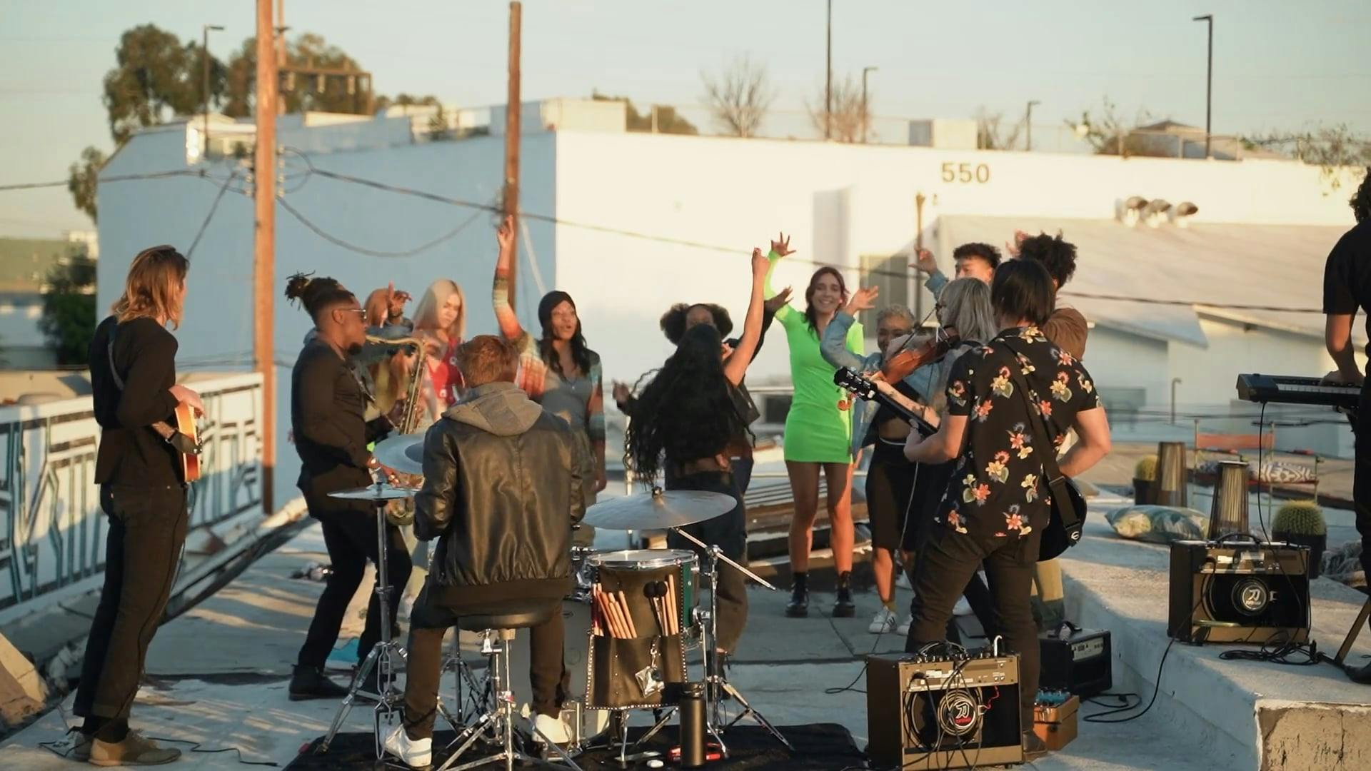 Band Performing In The Rooftop Free Stock Video Footage, Royalty-Free ...