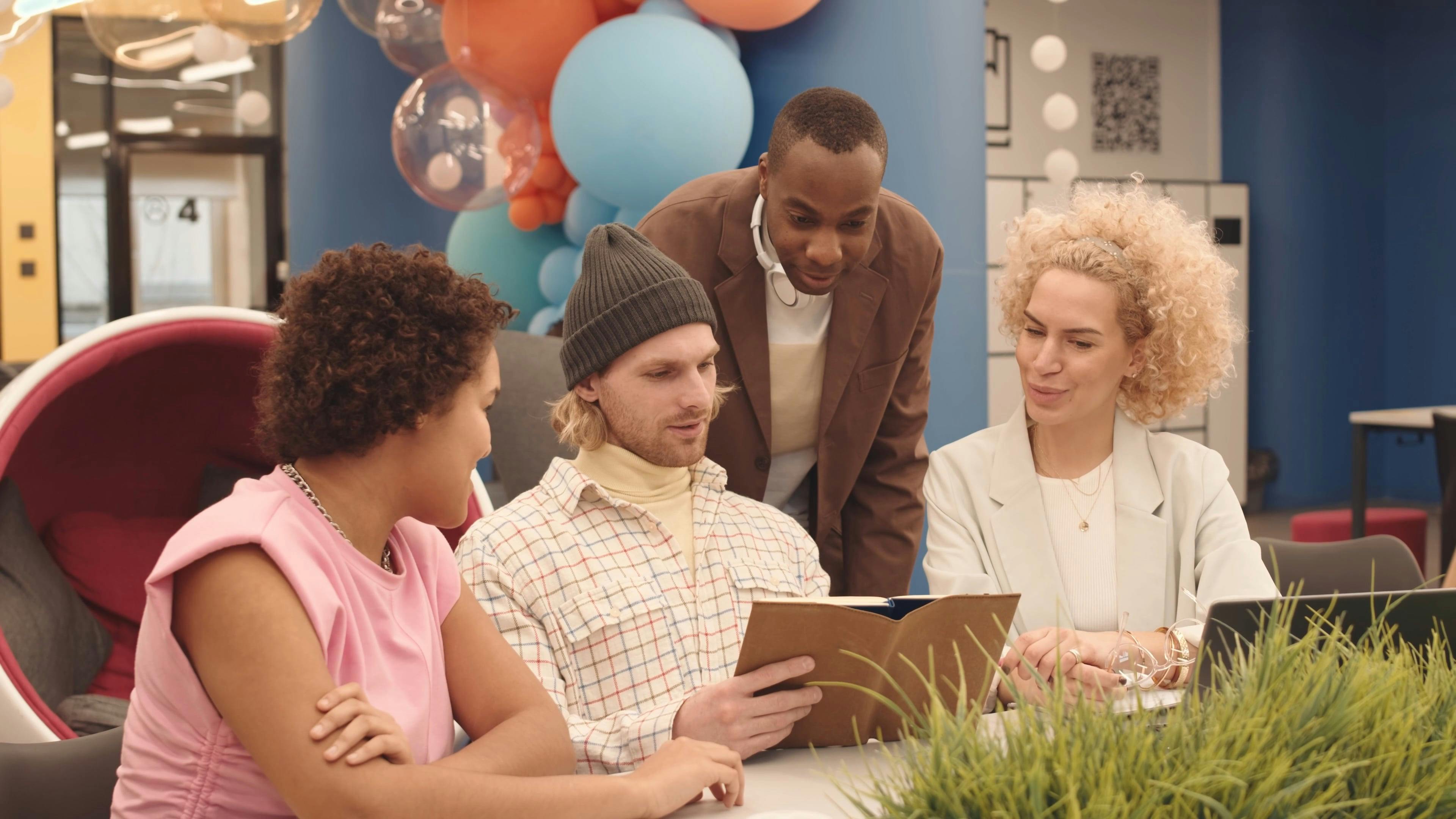 A Man Having A Discussion With A Woman Free Stock Video Footage ...
