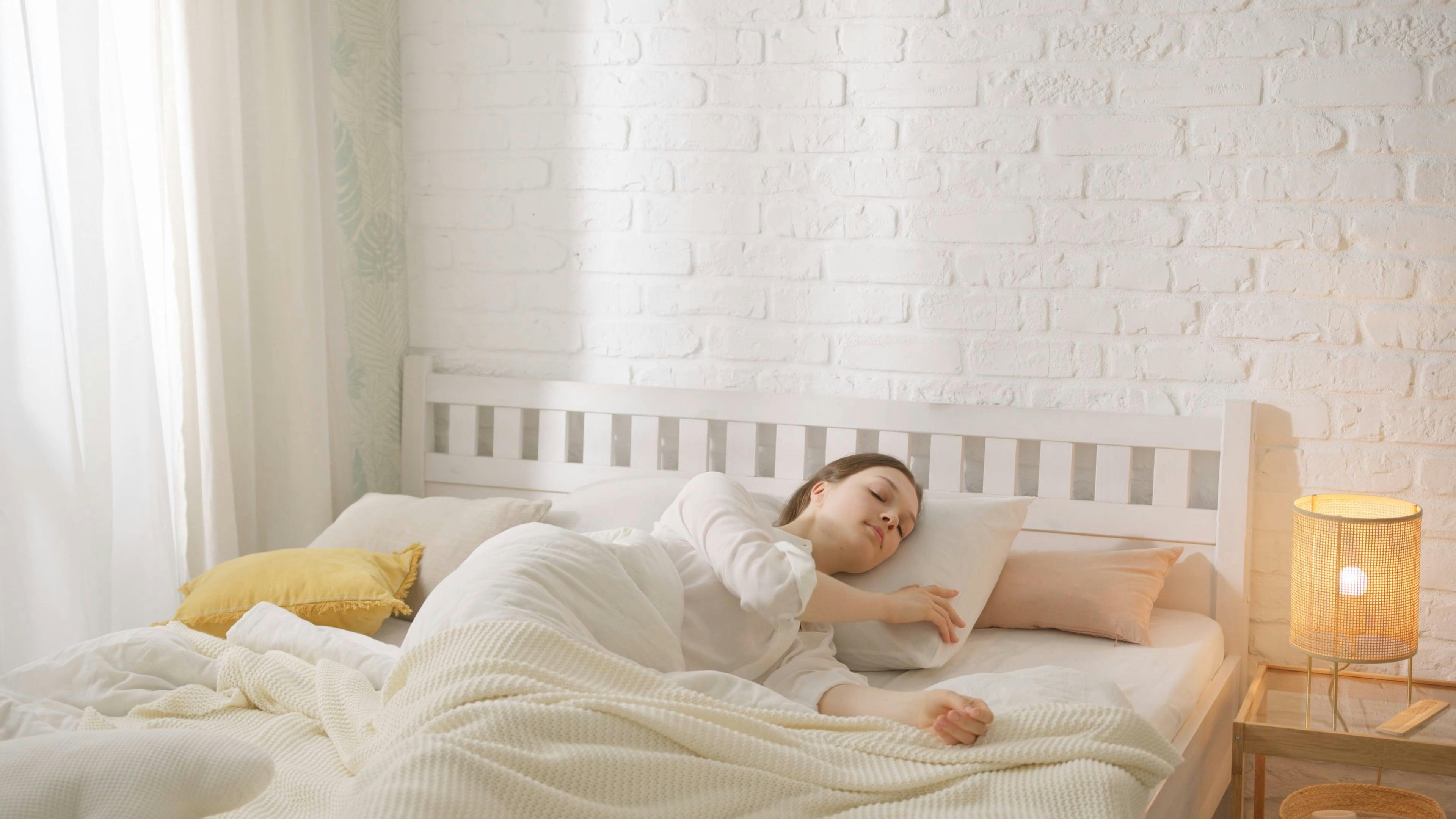 Woman Waking Up on Bed Free Stock Video Footage, Royalty-Free 4K & HD ...