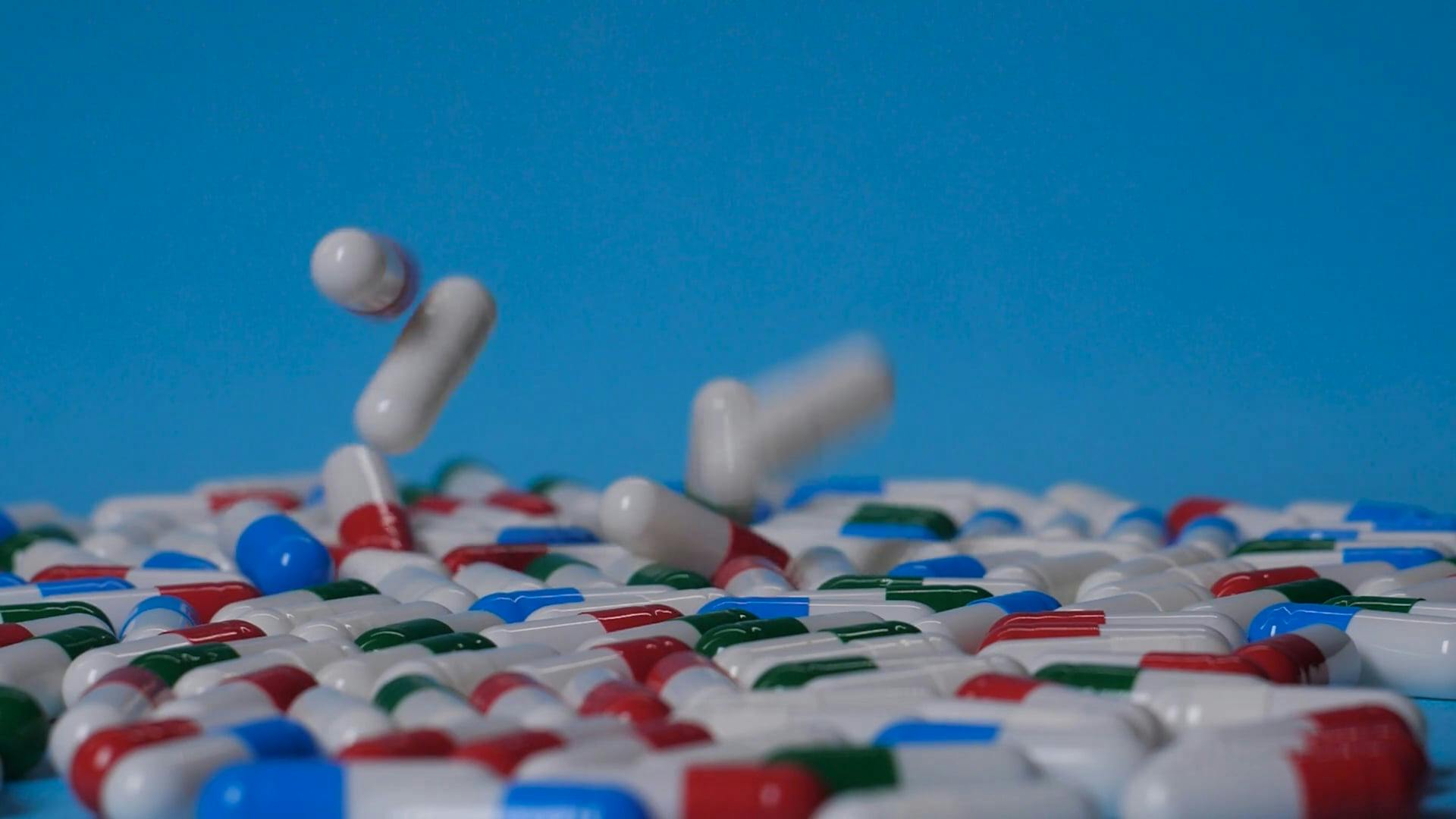 Capsules Dropping From Above Free Stock Video Footage, Royalty-Free 4K ...