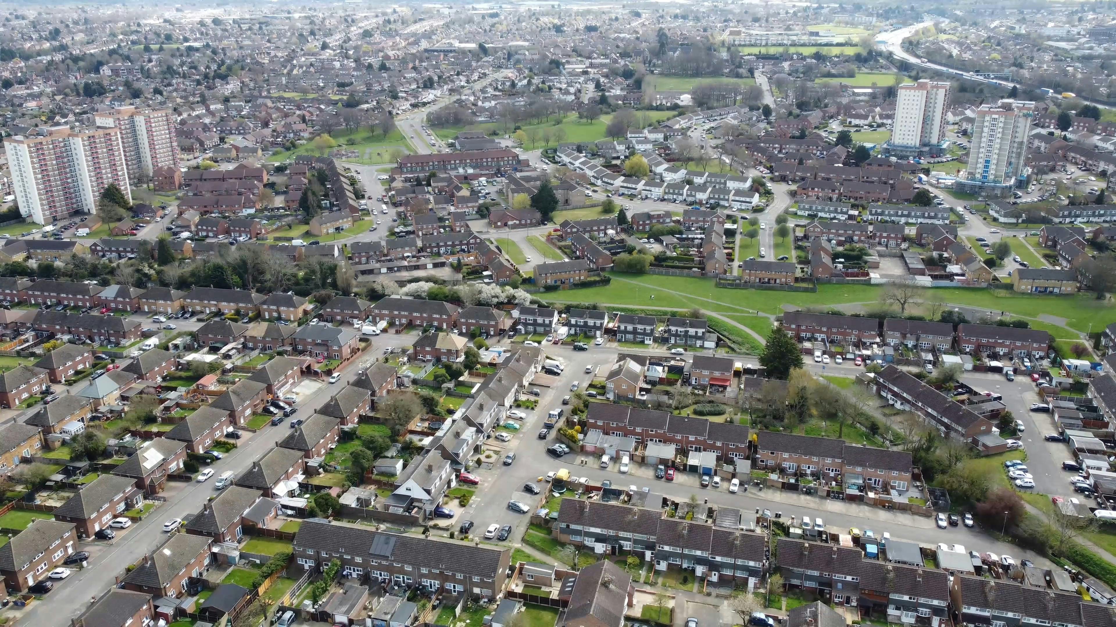 Drone Footage of a City Free Stock Video Footage, Royalty-Free 4K & HD ...