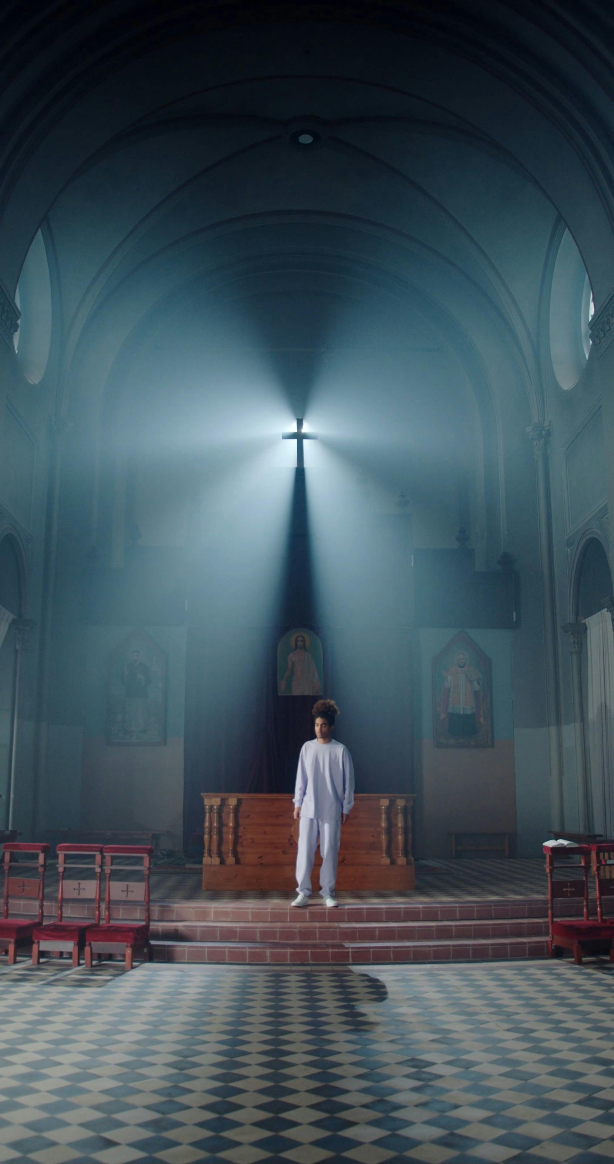 A Man Dancing In Front Of The Church Altar Free Stock Video Footage ...