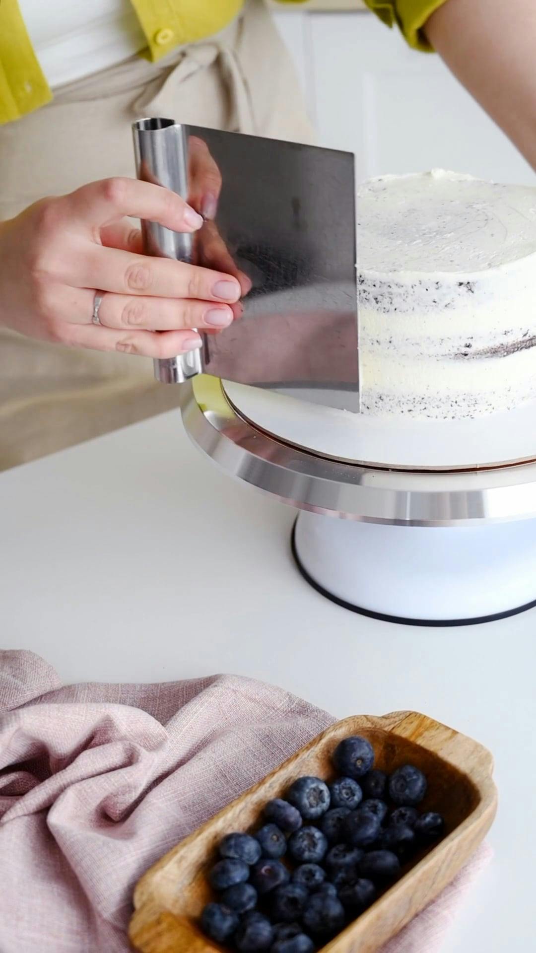 A Person Putting Icing on a Cake Free Stock Video Footage, Royalty-Free ...