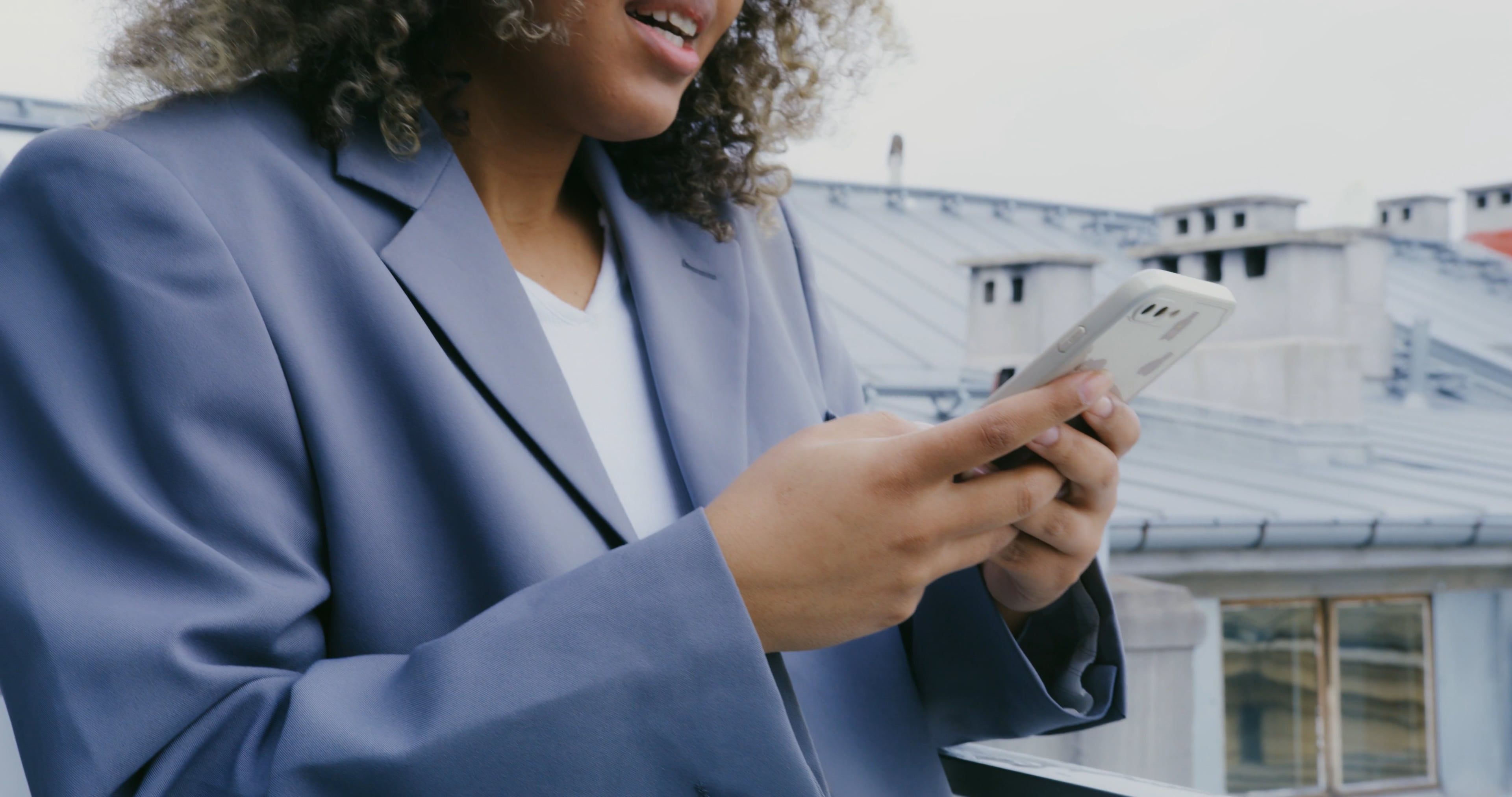 Woman Talking while Using a Cellphone · Free Stock Video