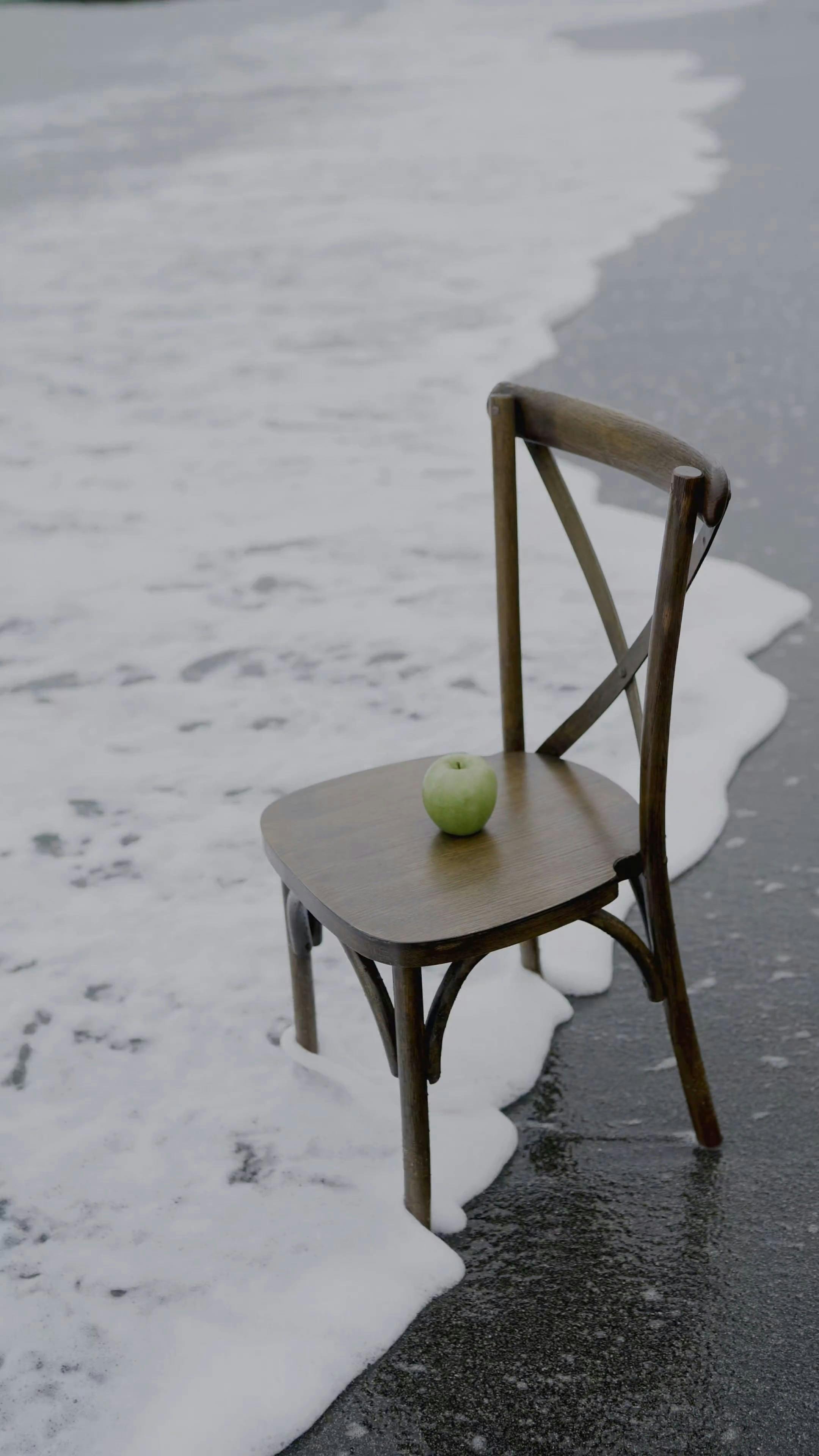 A Green Apple on a Chair at a Beach Free Stock Video Footage, Royalty ...