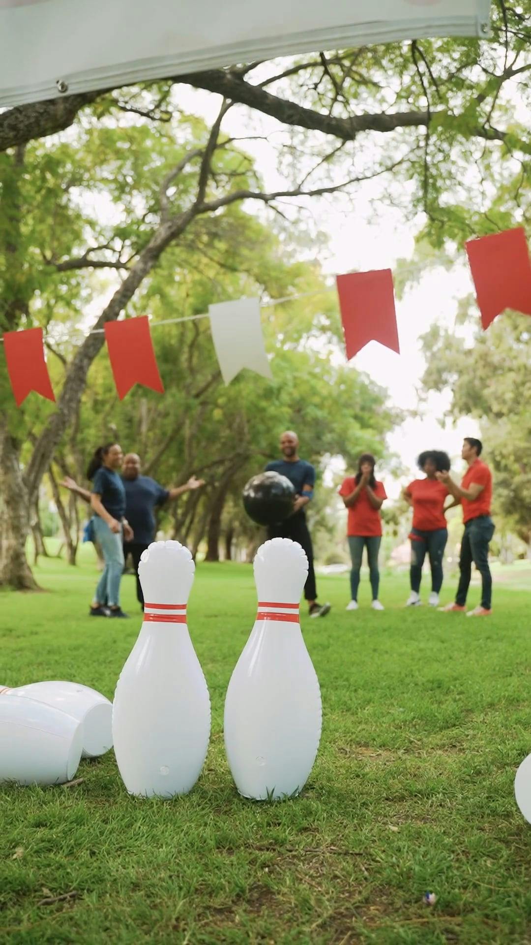 People Playing Bowling · Free Stock Video