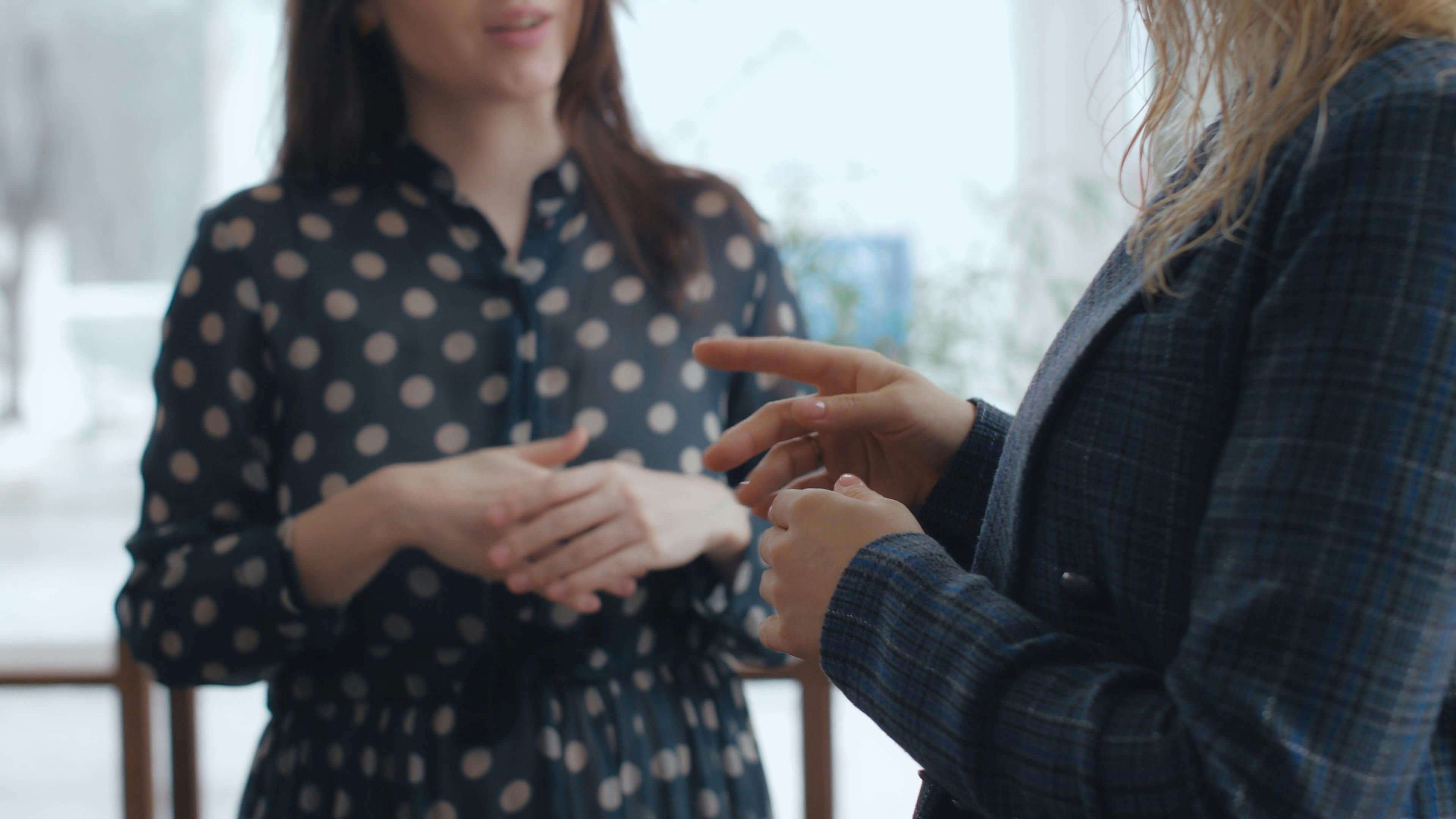 People Communicating In Sign Language · Free Stock Video