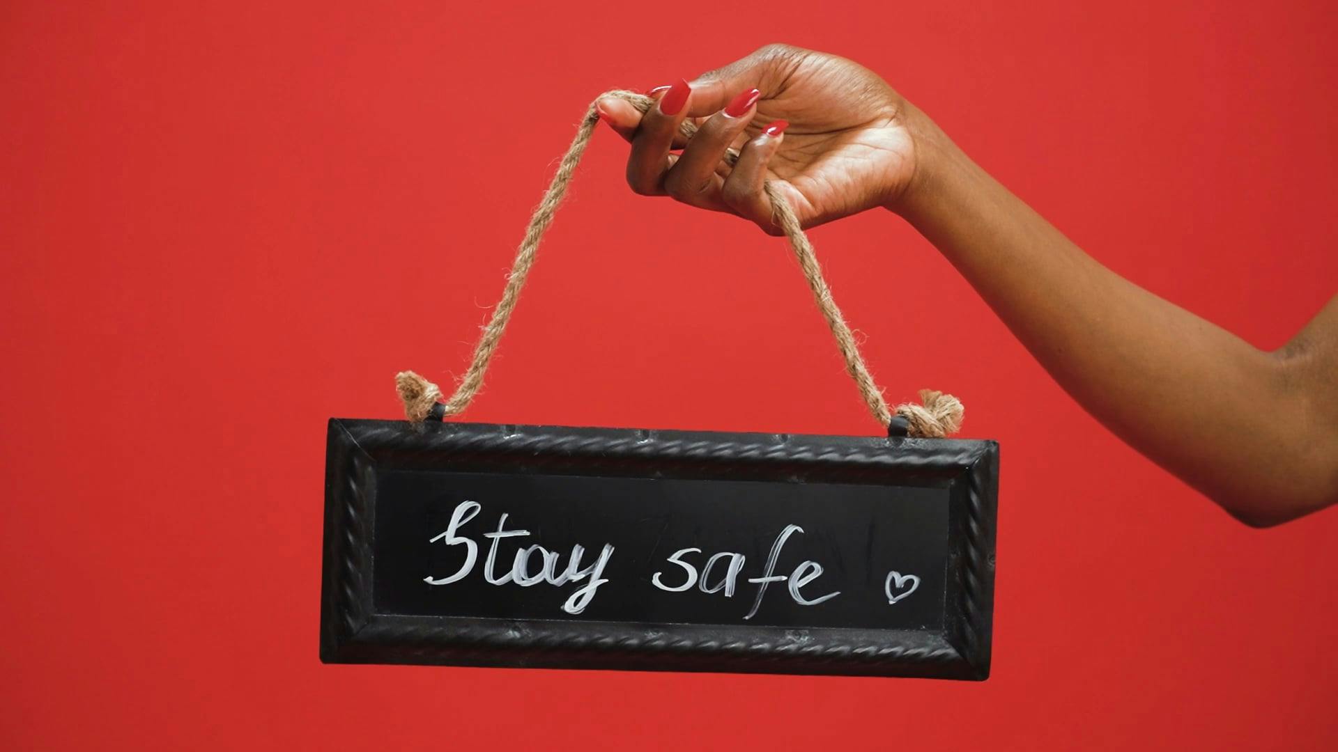 A Person Holding a Signage · Free Stock Video