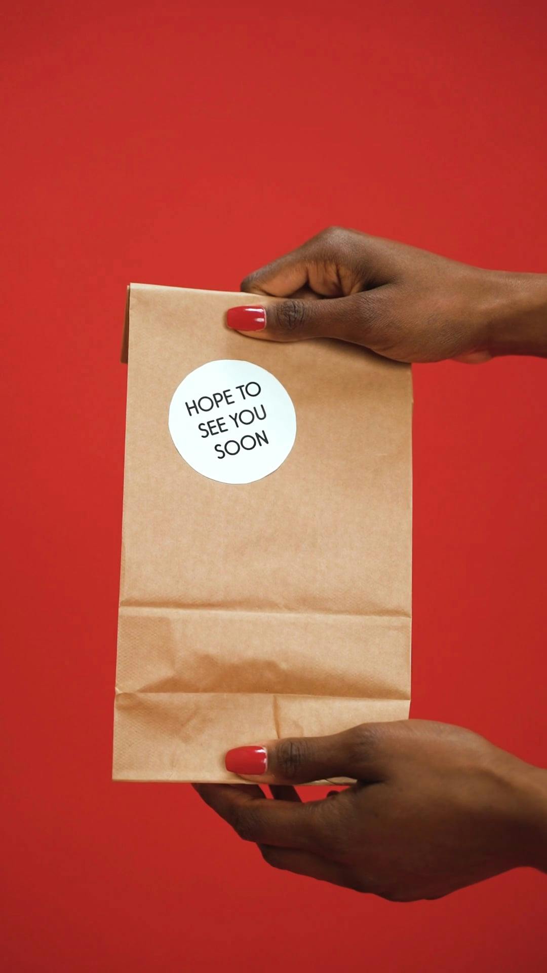 Person Holding a Paper Bag · Free Stock Video