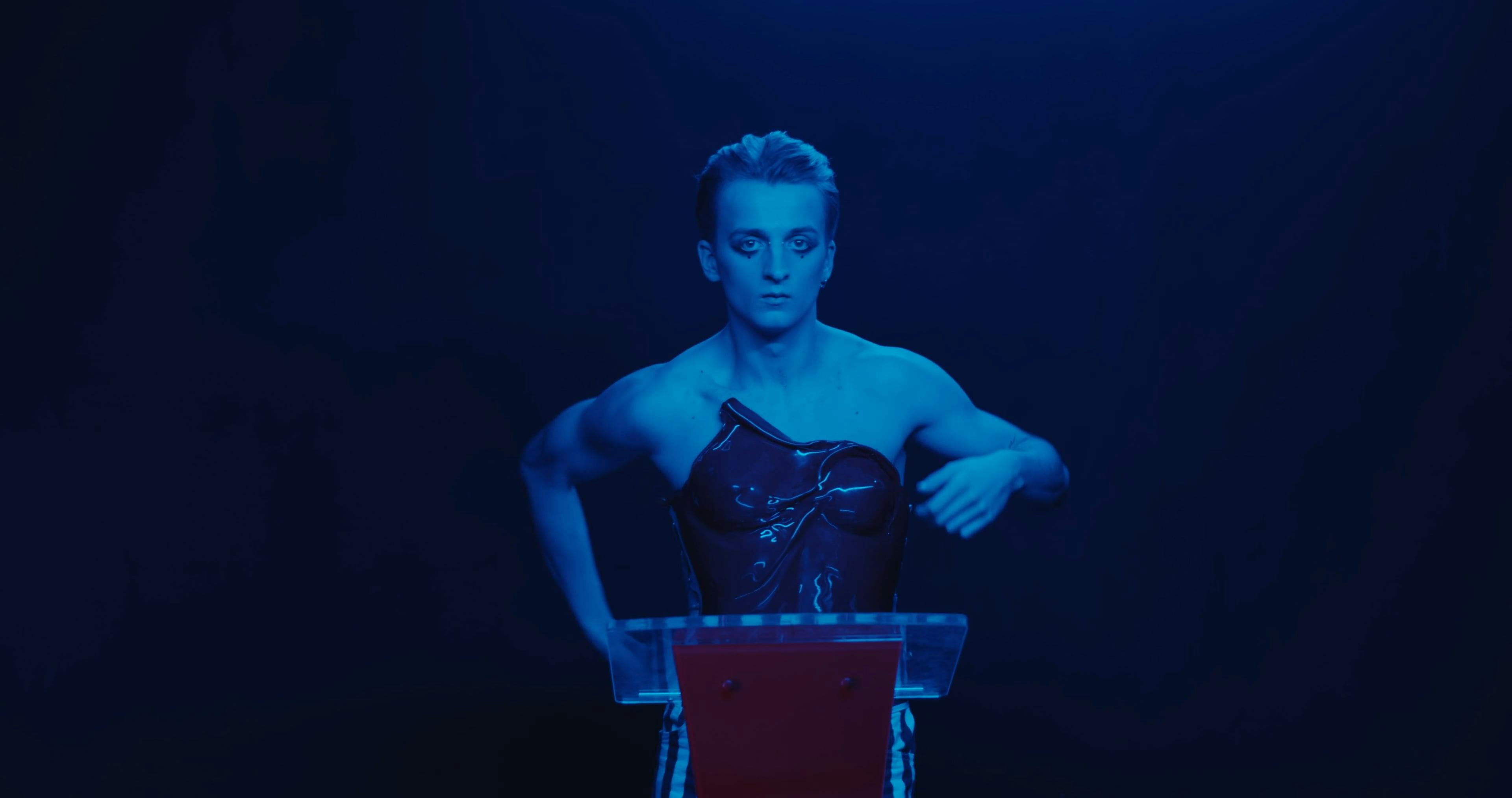 Man Dancing in Front of a Podium Free Stock Video Footage, Royalty-Free ...