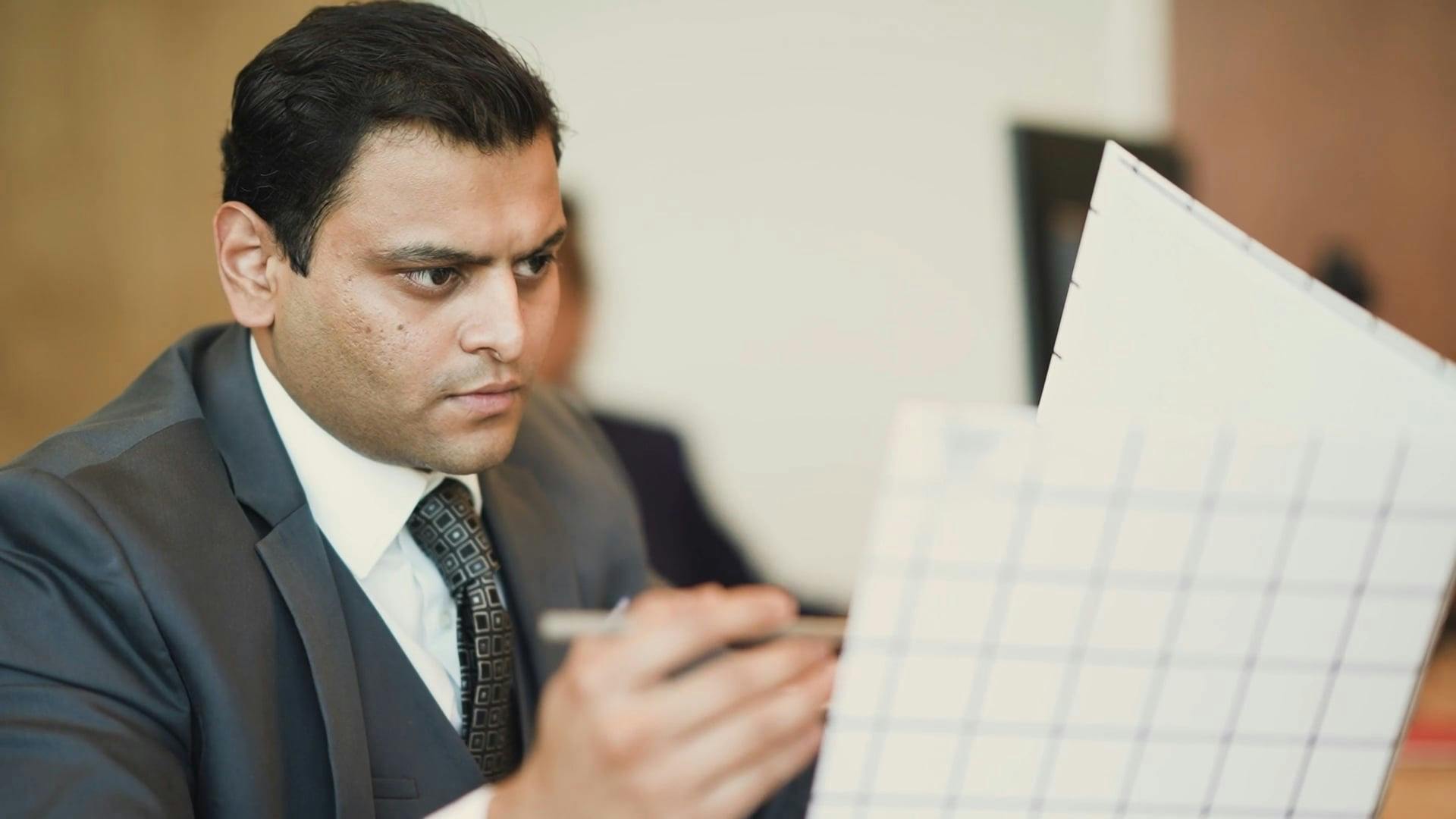 Man Checking the Documents · Free Stock Video