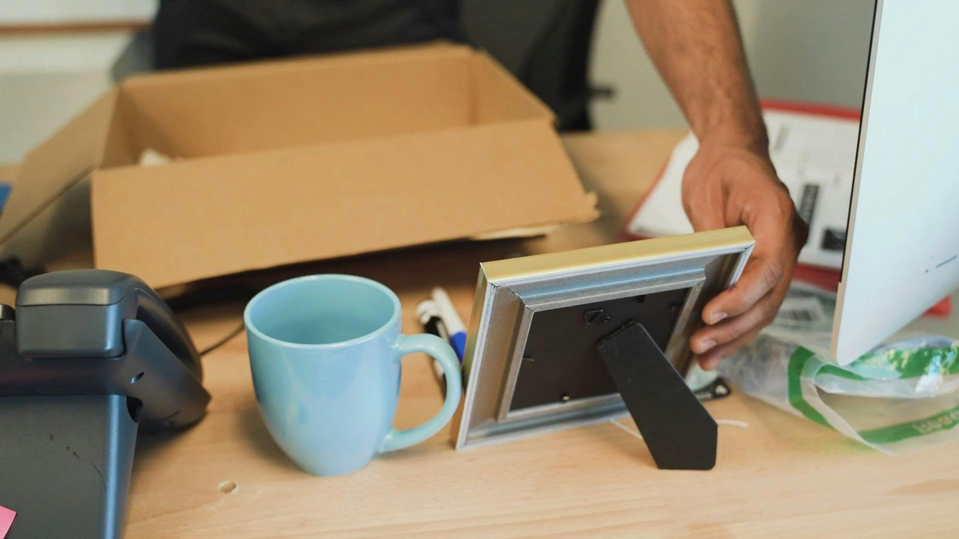 Man Packing His Office Stuff Free Stock Video Footage, Royalty-Free 4K ...