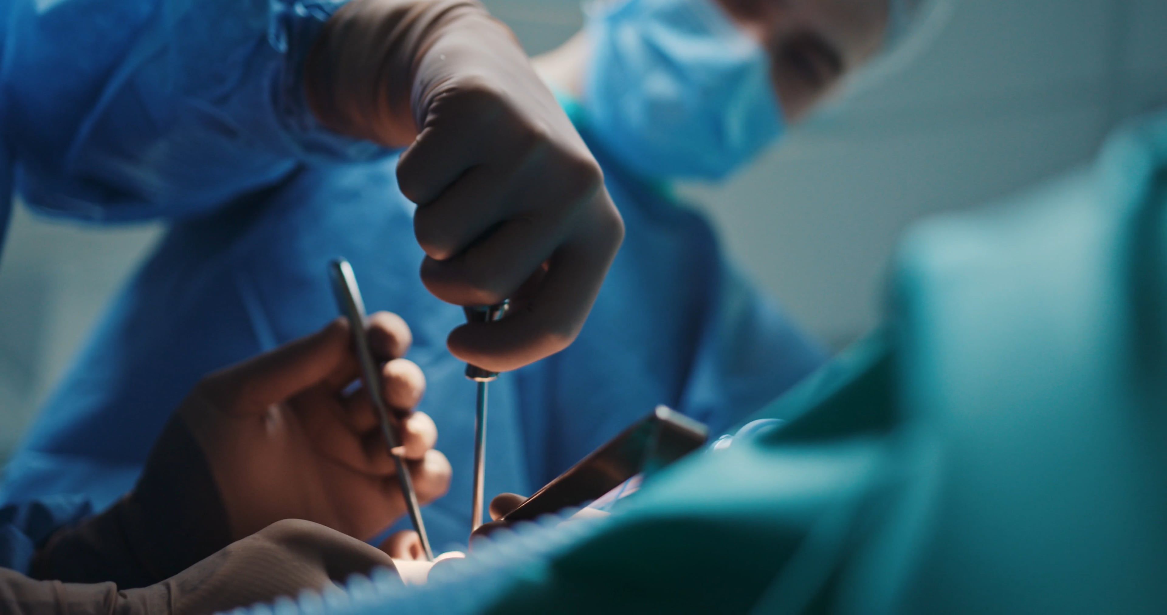 Doctors Doing a Medical Procedure · Free Stock Video