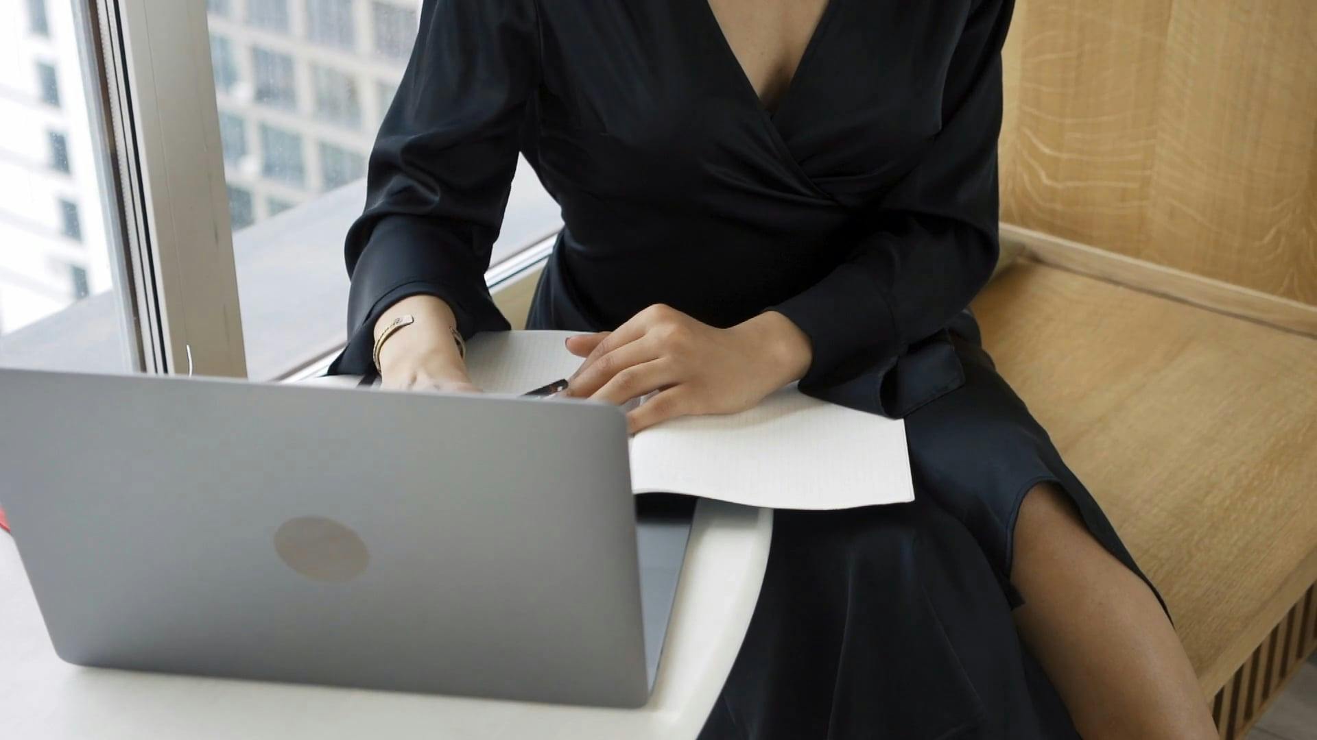 A Woman Taking Notes Free Stock Video Footage, Royalty-Free 4K & HD ...