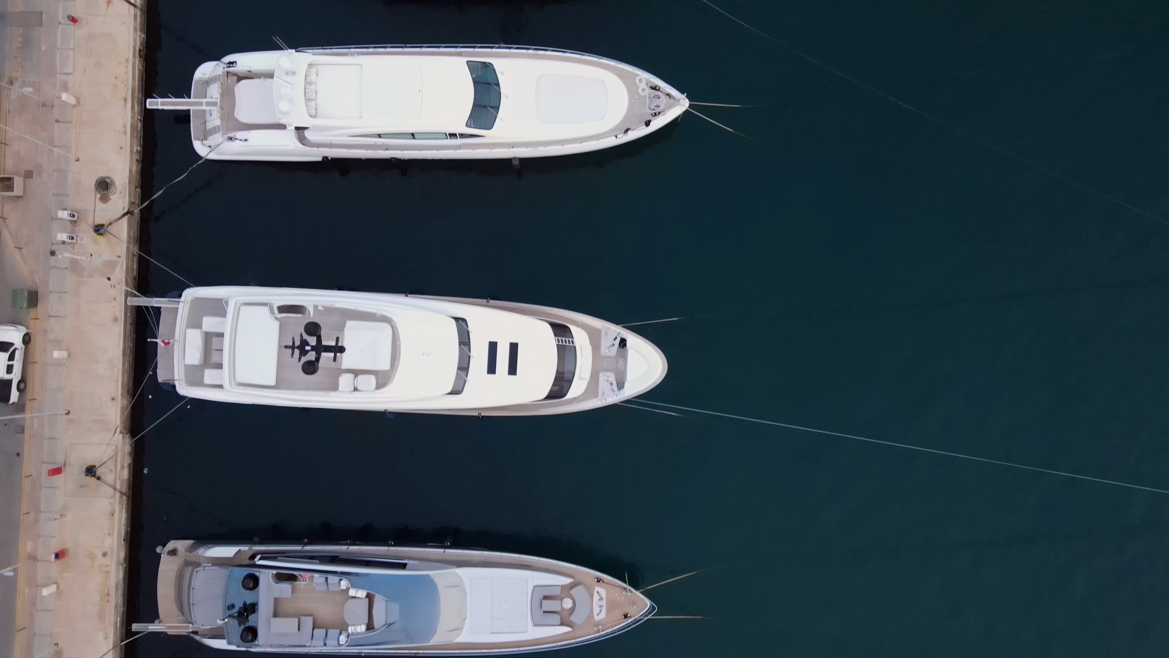 Drone Footage of a Harbor Free Stock Video Footage, Royalty-Free 4K ...