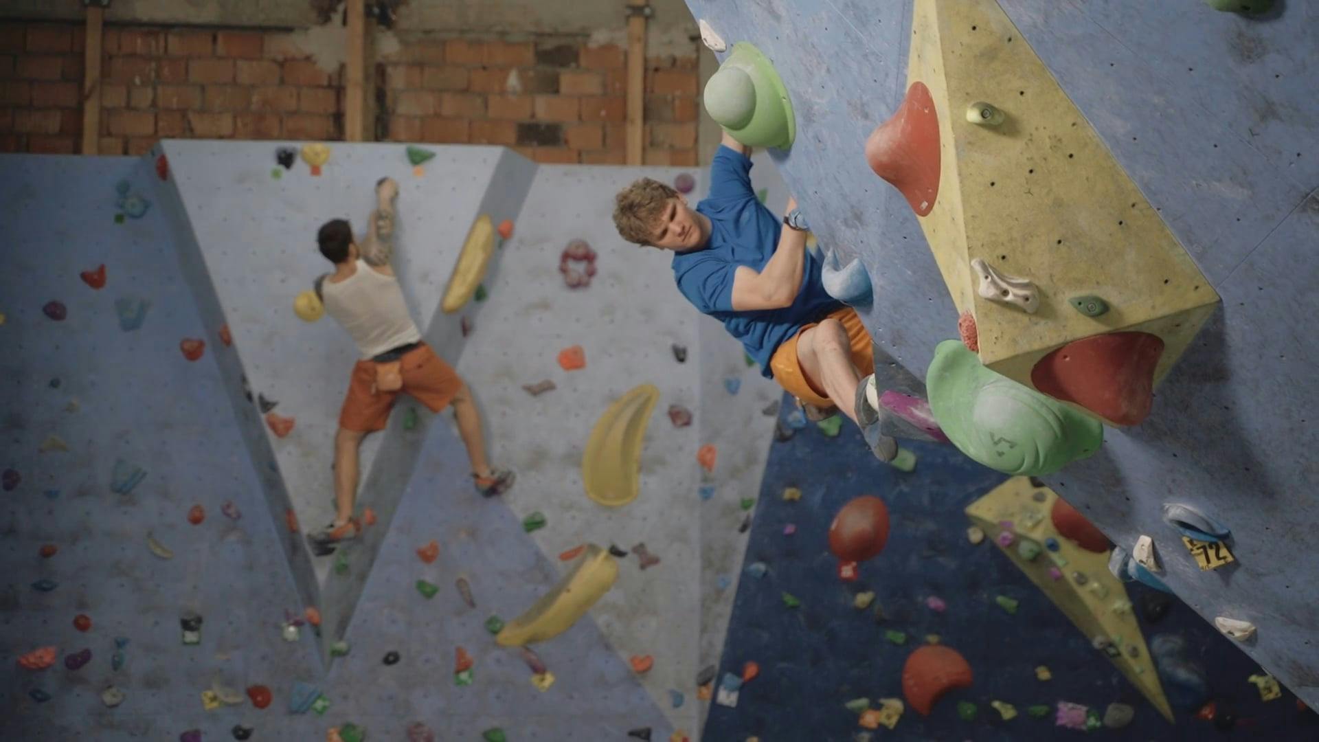 Indoor Wall Climbing Activity Free Stock Video Footage, Royalty-Free 4K ...