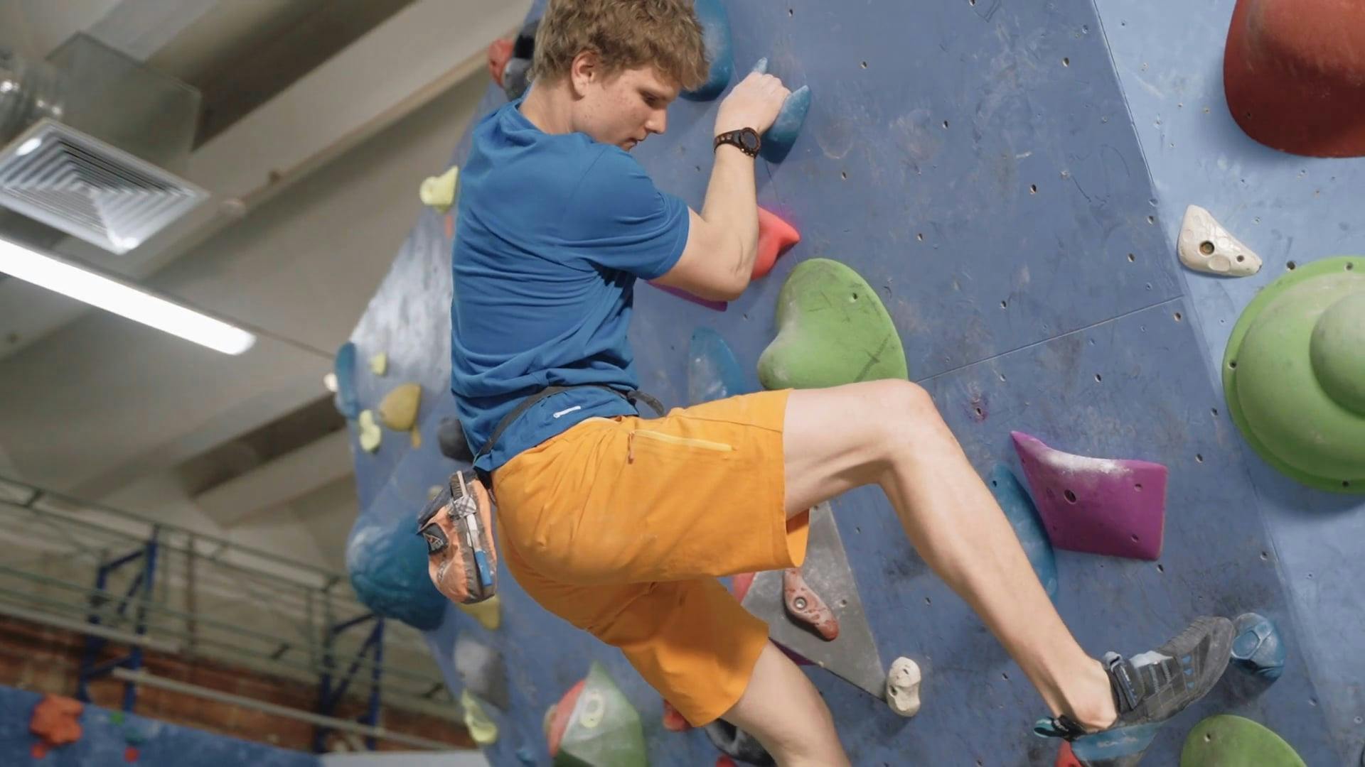 A Man Climbing Down the Wall Free Stock Video Footage, Royalty-Free 4K ...