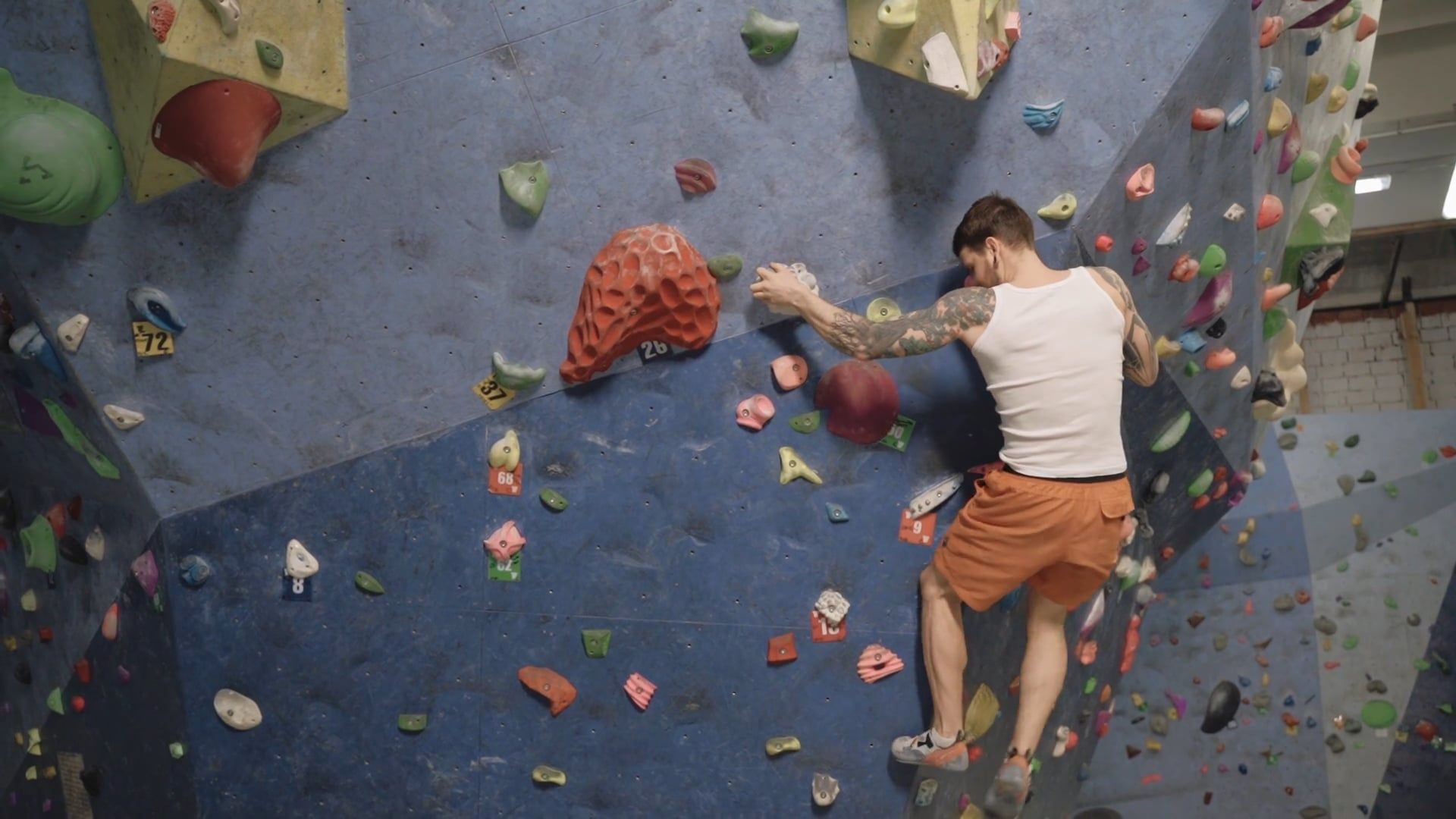 A Rock Climber in Training · Free Stock Video