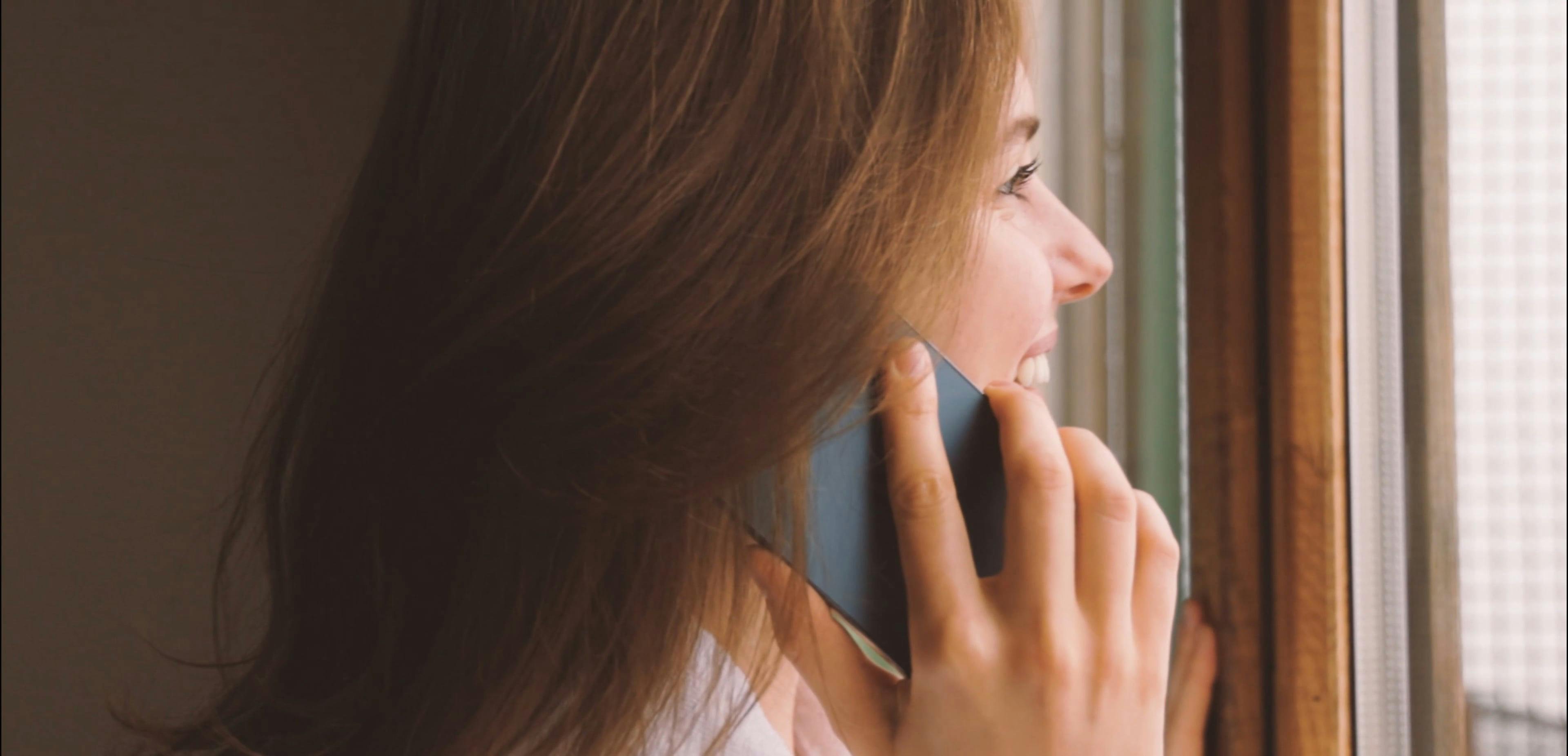 Bored Woman Browsing On The Phone · Free Stock Video