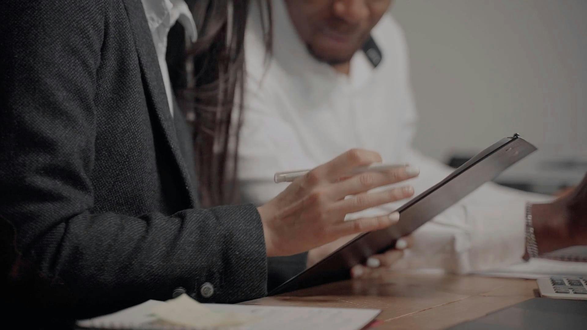 Woman Explaining Document to his Boss · Free Stock Video Woman Explaining Document to his Boss · Free Stock Video
