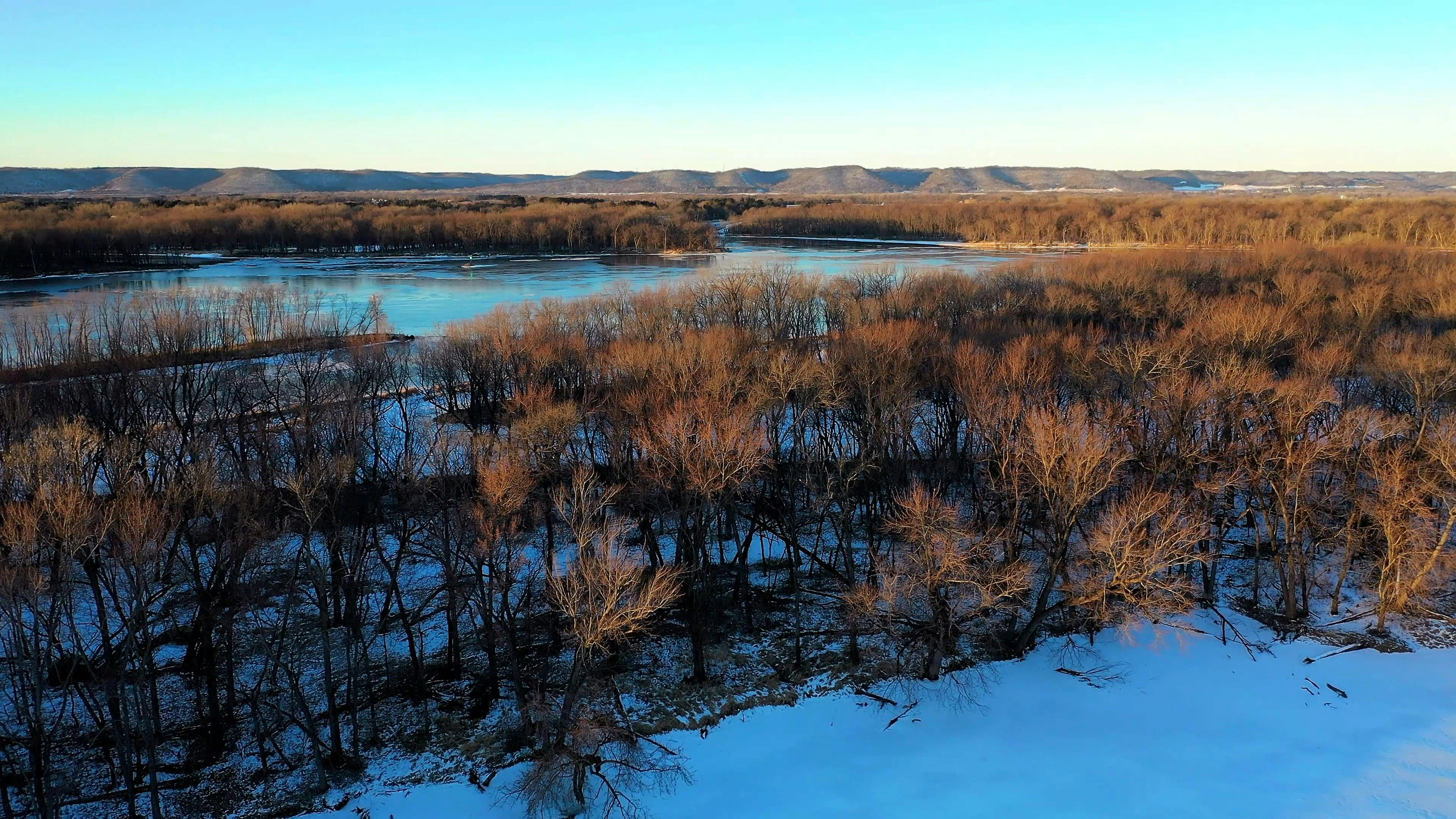 River Forest on Winter Weather Free Stock Video Footage, Royalty-Free ...