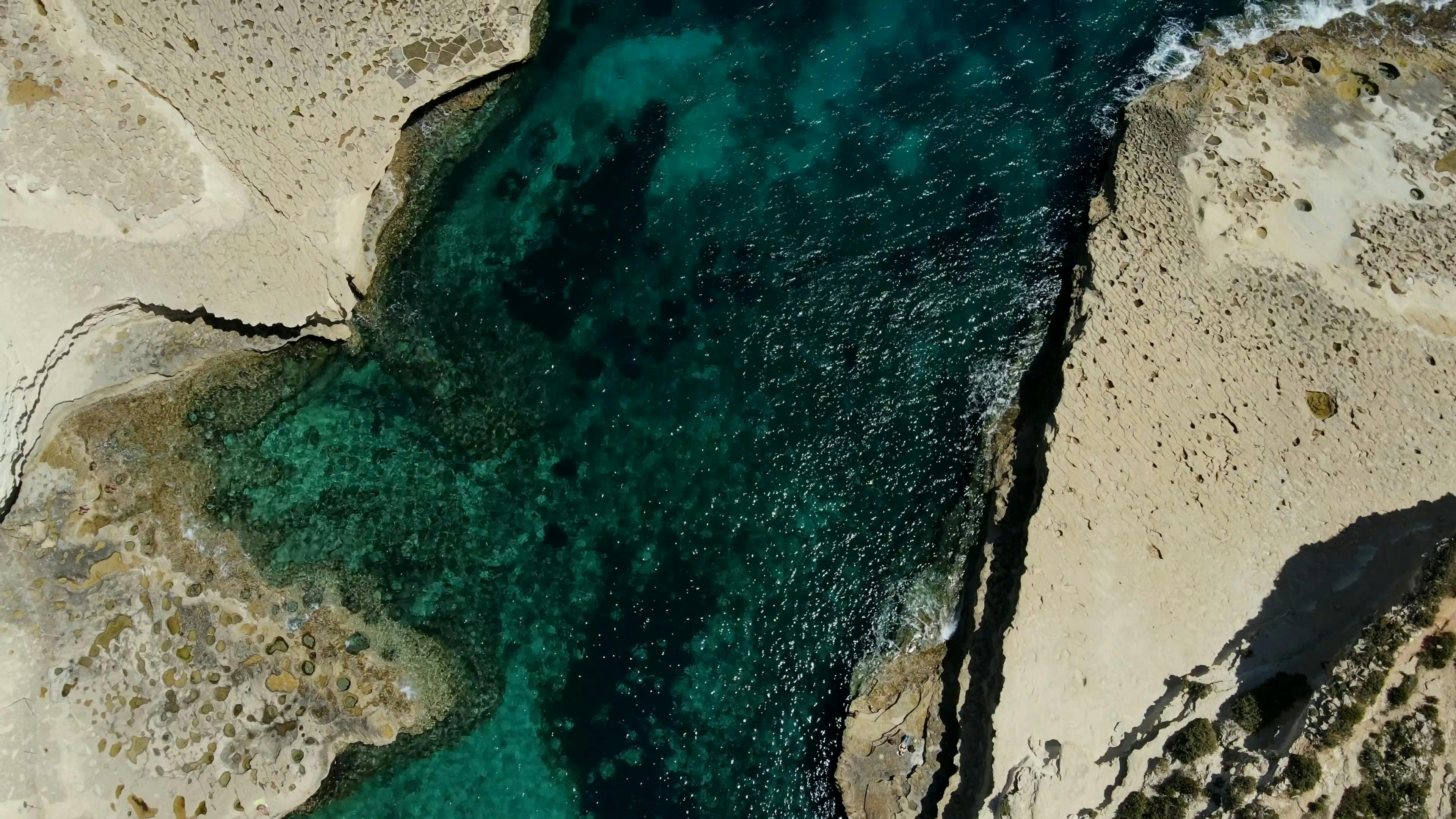 The Ocean View From The Shore Free Stock Video Footage, Royalty-Free 4K ...