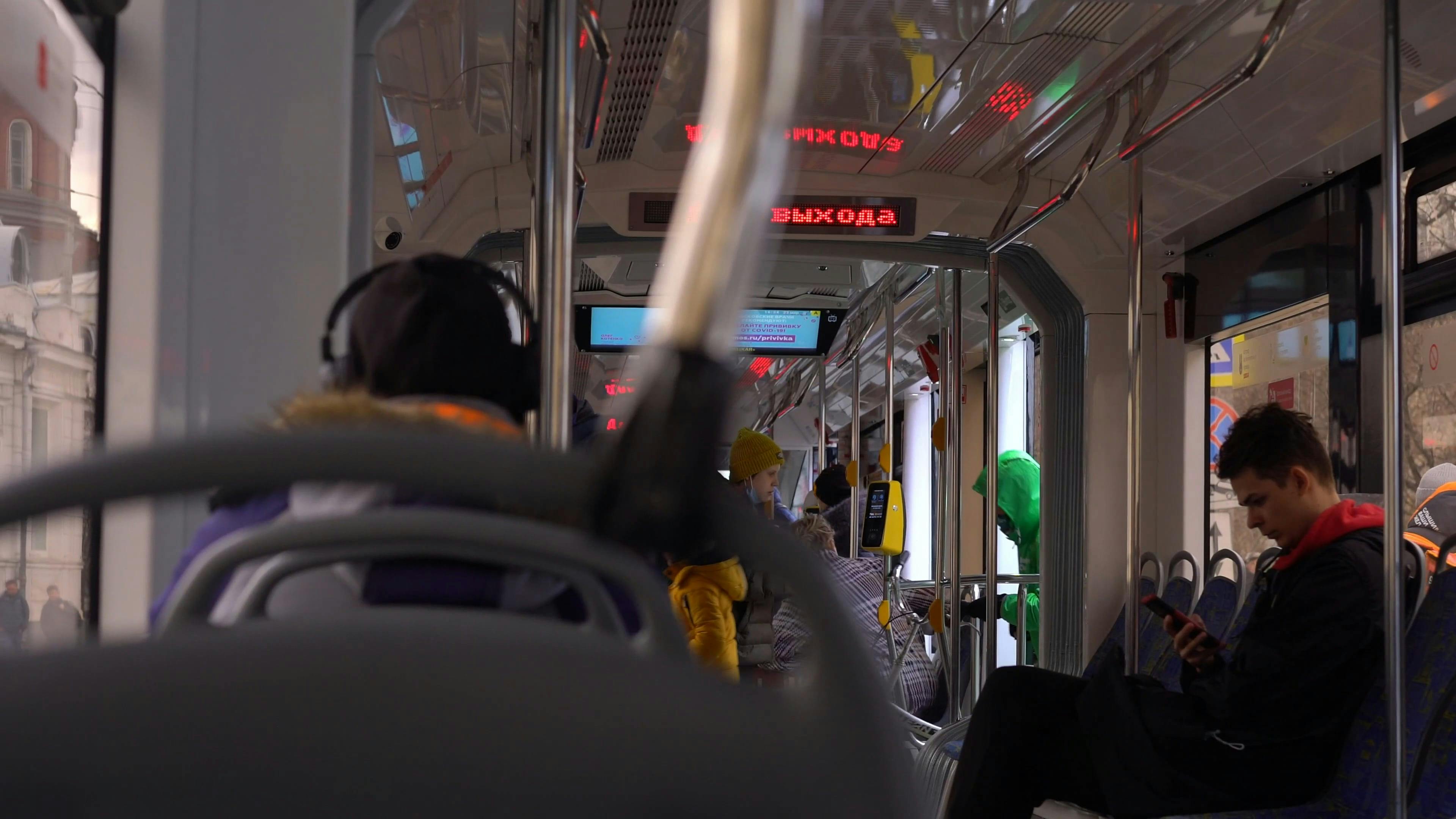 People Riding at the Train Free Stock Video Footage, Royalty-Free 4K ...