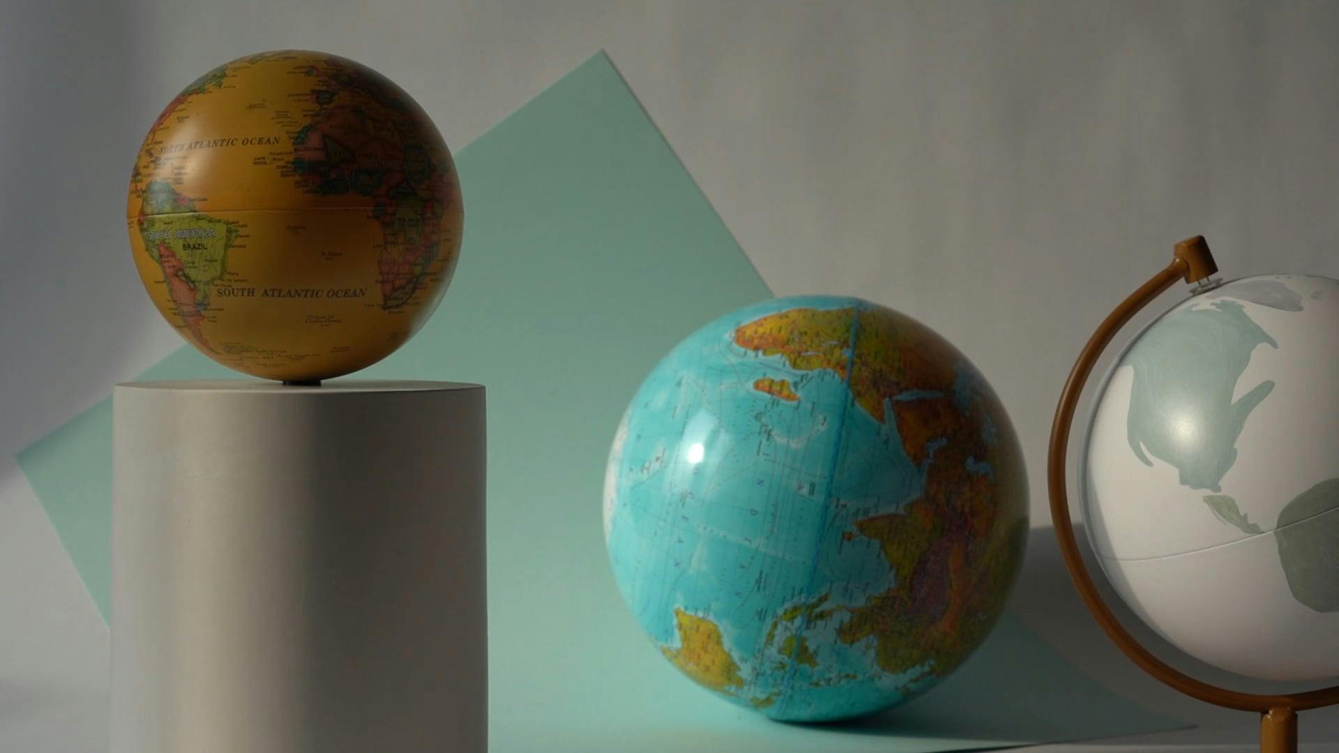 Globes Sphere On Display Free Stock Video Footage, Royalty-Free 4K & HD ...