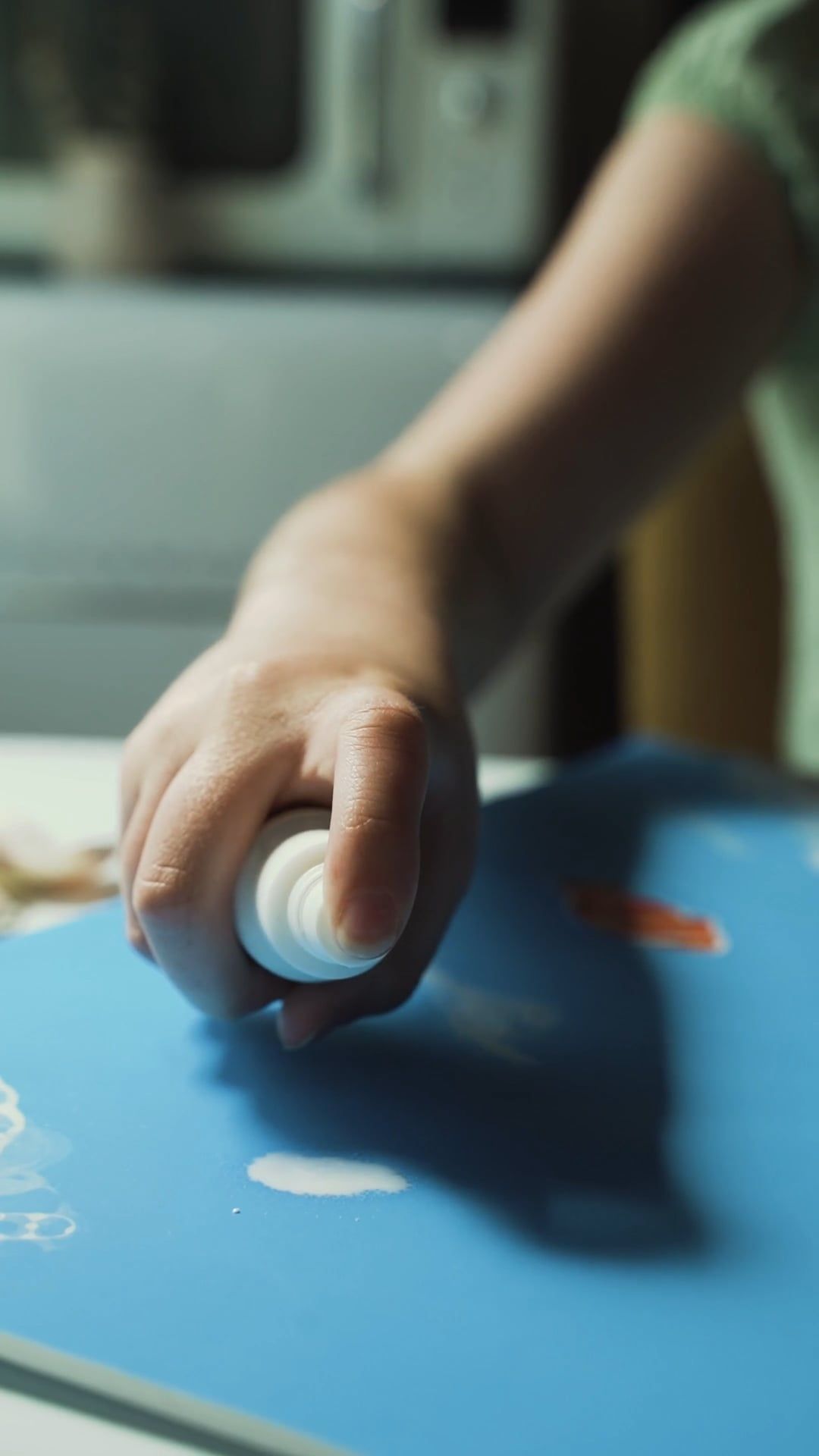 Child Making a School Project · Free Stock Video