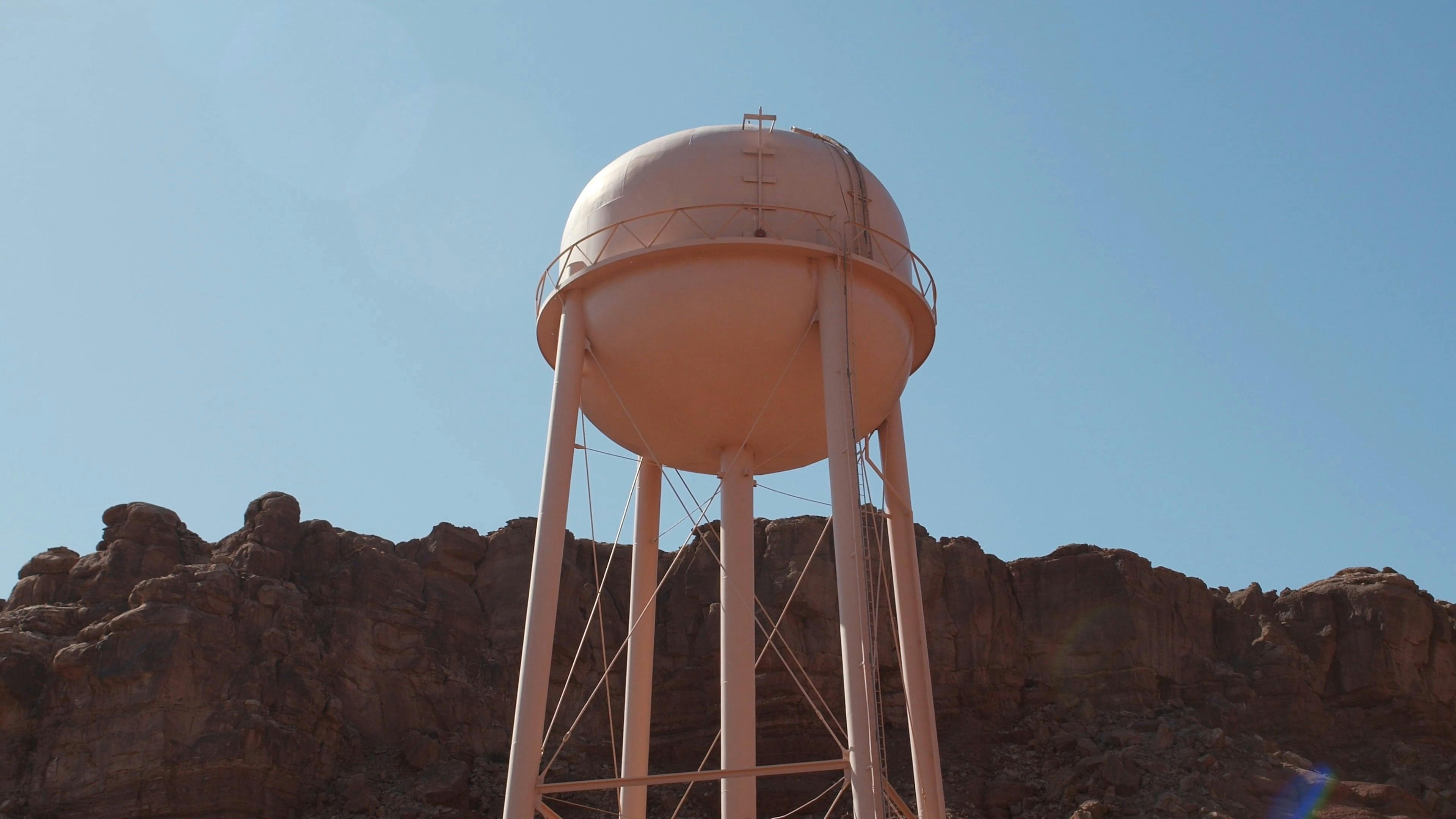 Low Angle Shot of Water Tower · Free Stock Video
