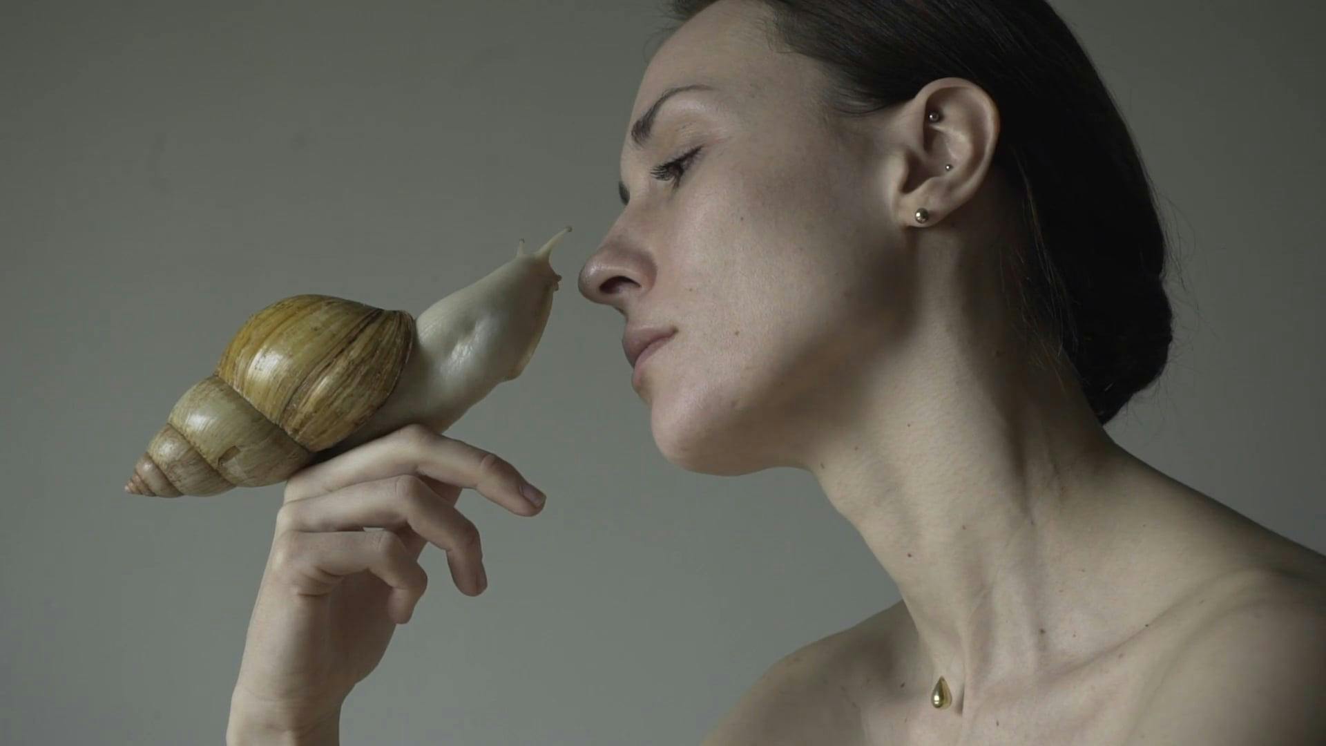 Woman Holding a Snail Free Stock Video Footage, Royalty-Free 4K & HD ...