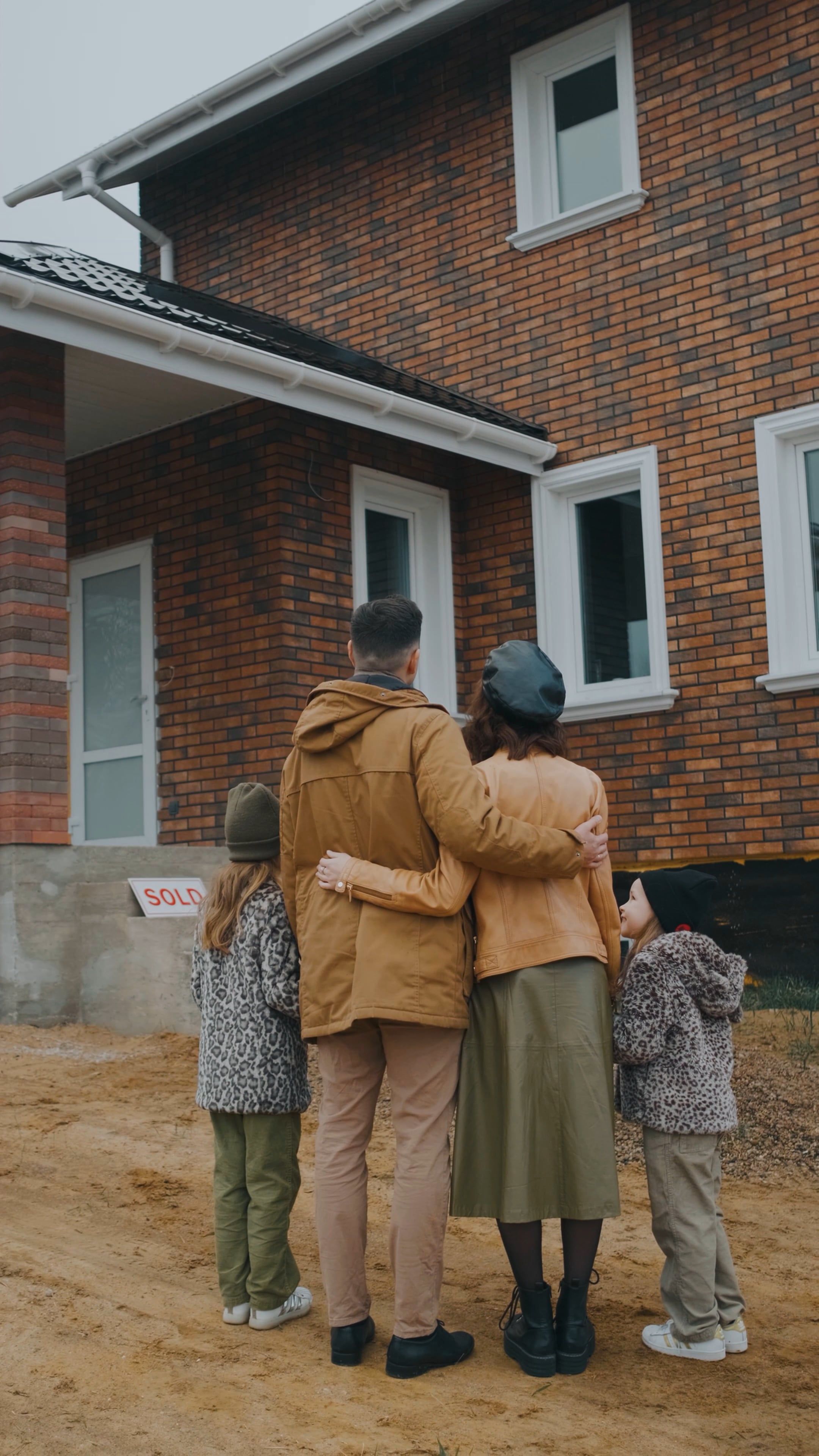 A Family Looking at a House · Free Stock Video