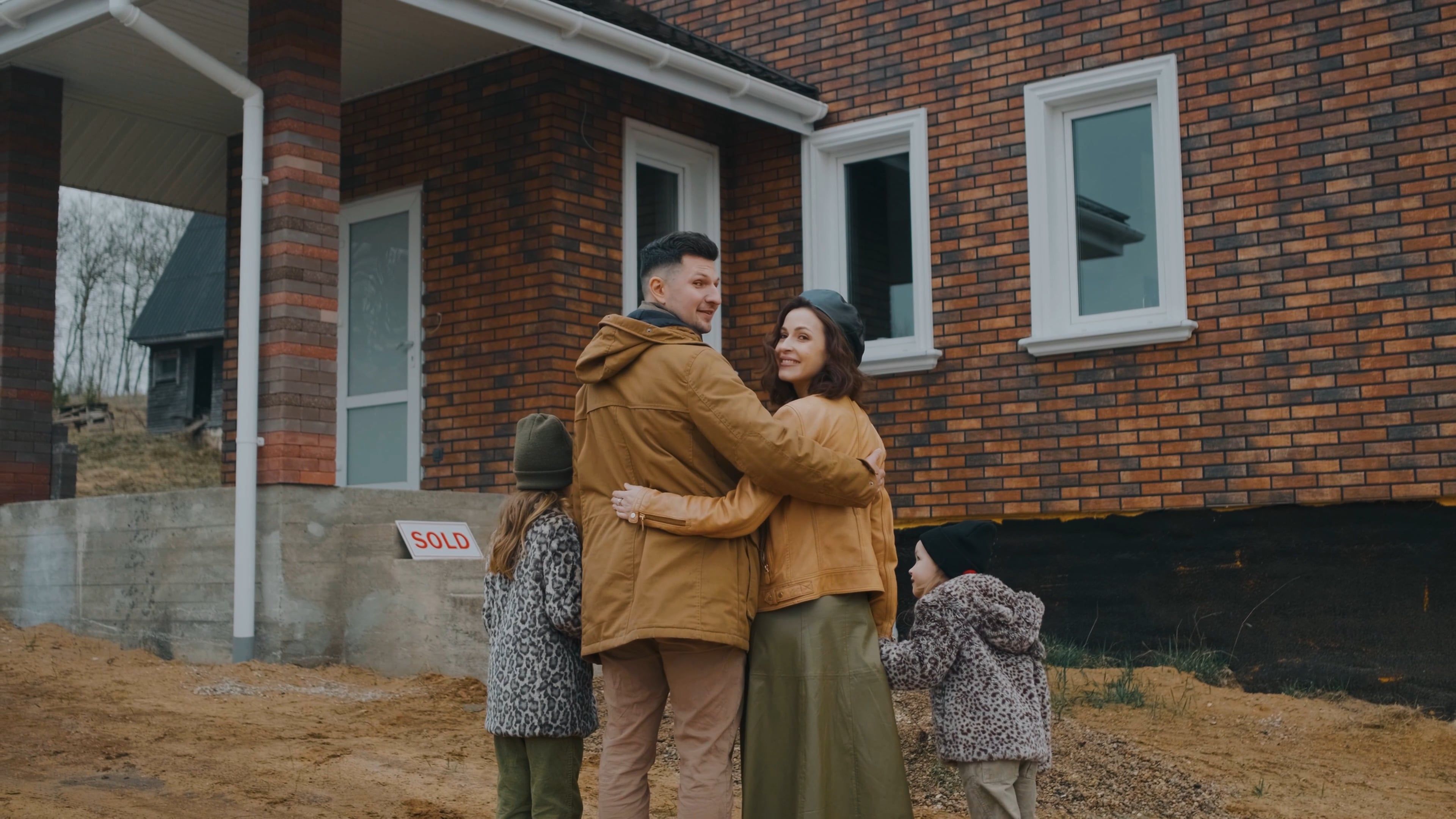 A Family Looking at a House · Free Stock Video