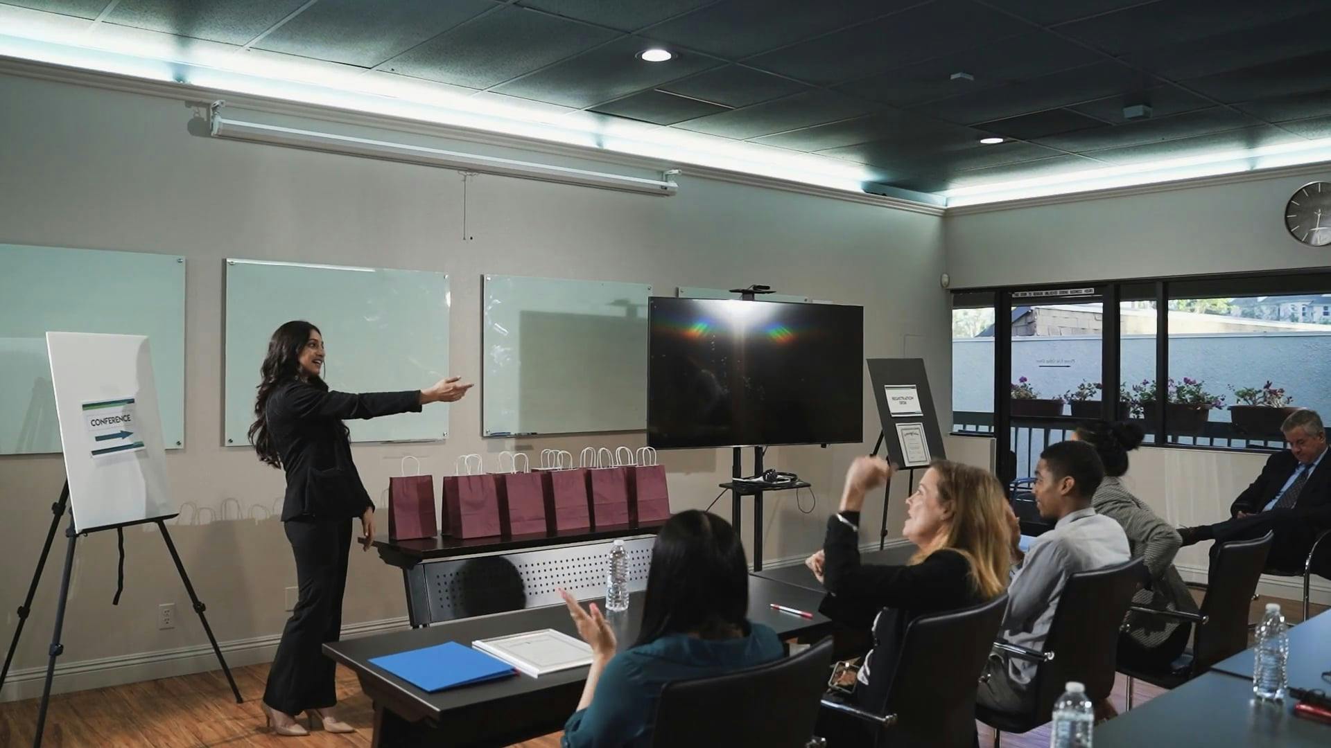 A Woman Holding an Award Free Stock Video Footage, Royalty-Free 4K & HD ...