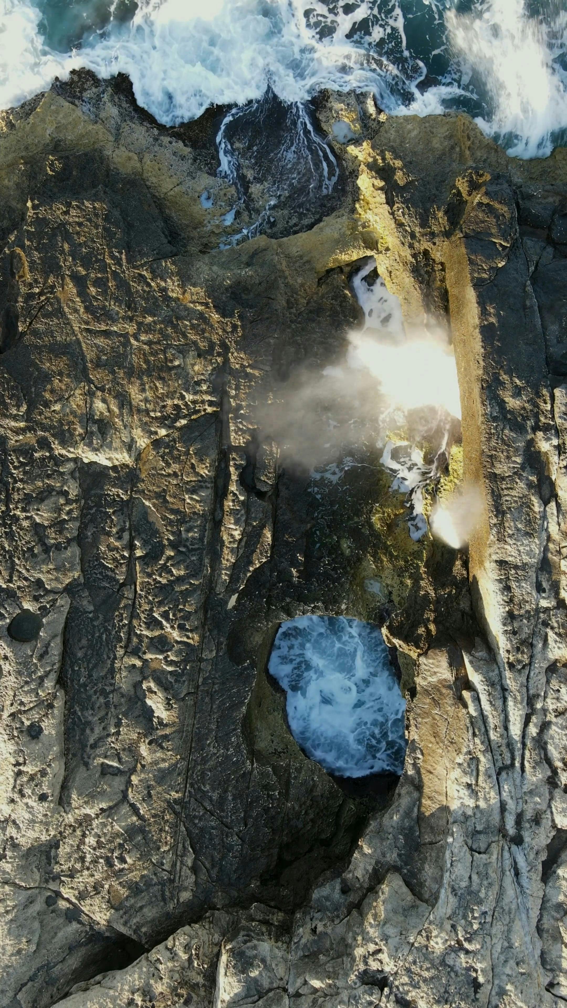 Sunset View Over The Sea Horizon From A Mountain Cliff · Free Stock Video