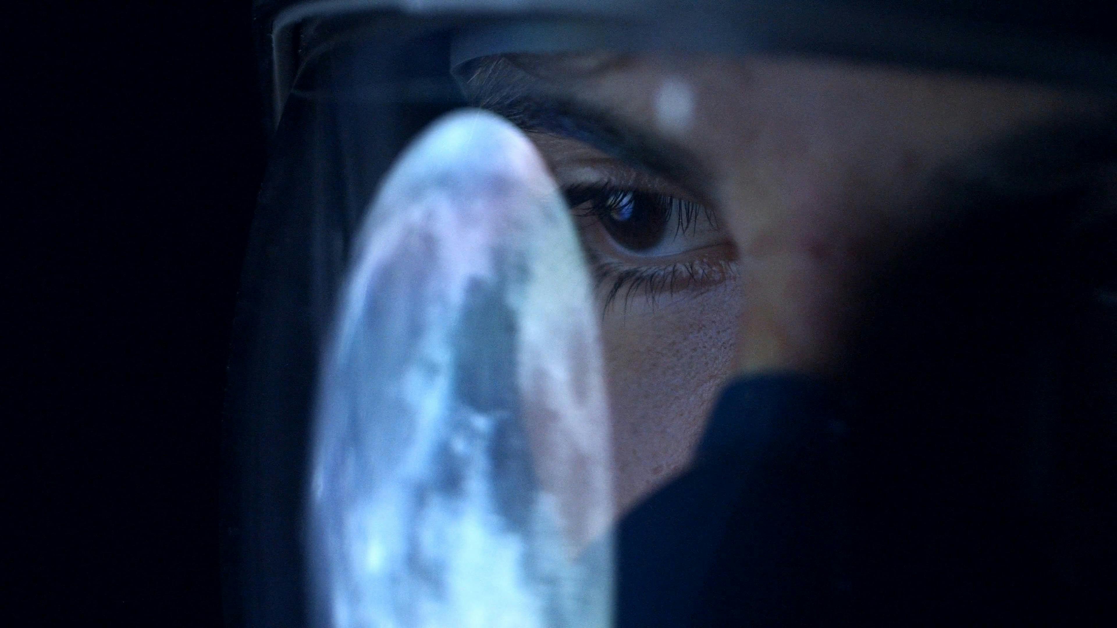 Reflection of the Moon on an Astronaut's Visor Free Stock Video Footage ...