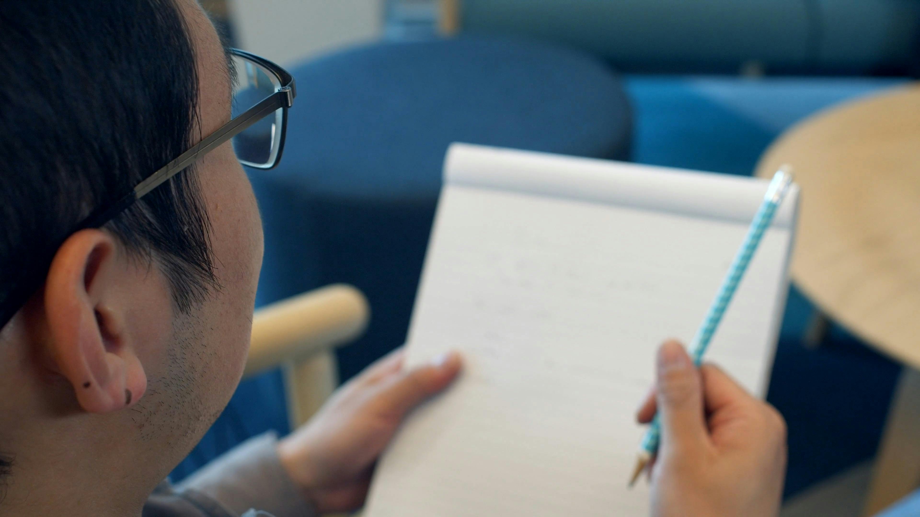 Man Writing Videos, Download The BEST Free 4k Stock Video Footage & Man ...