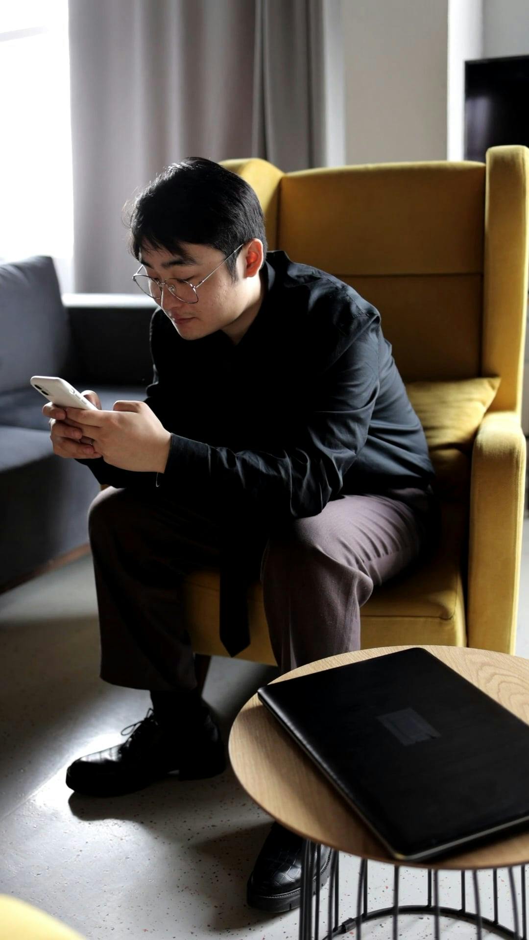 Adult Man Typing on Phone Free Stock Video Footage, Royalty-Free 4K ...