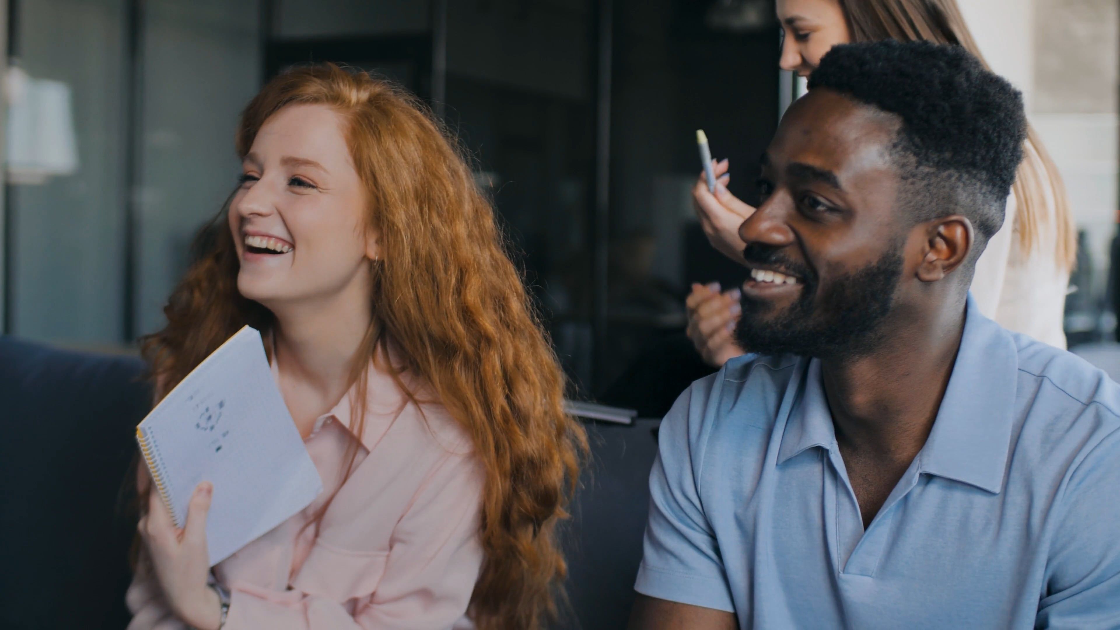 Officemates Laughing and Having Fun Free Stock Video Footage, Royalty ...