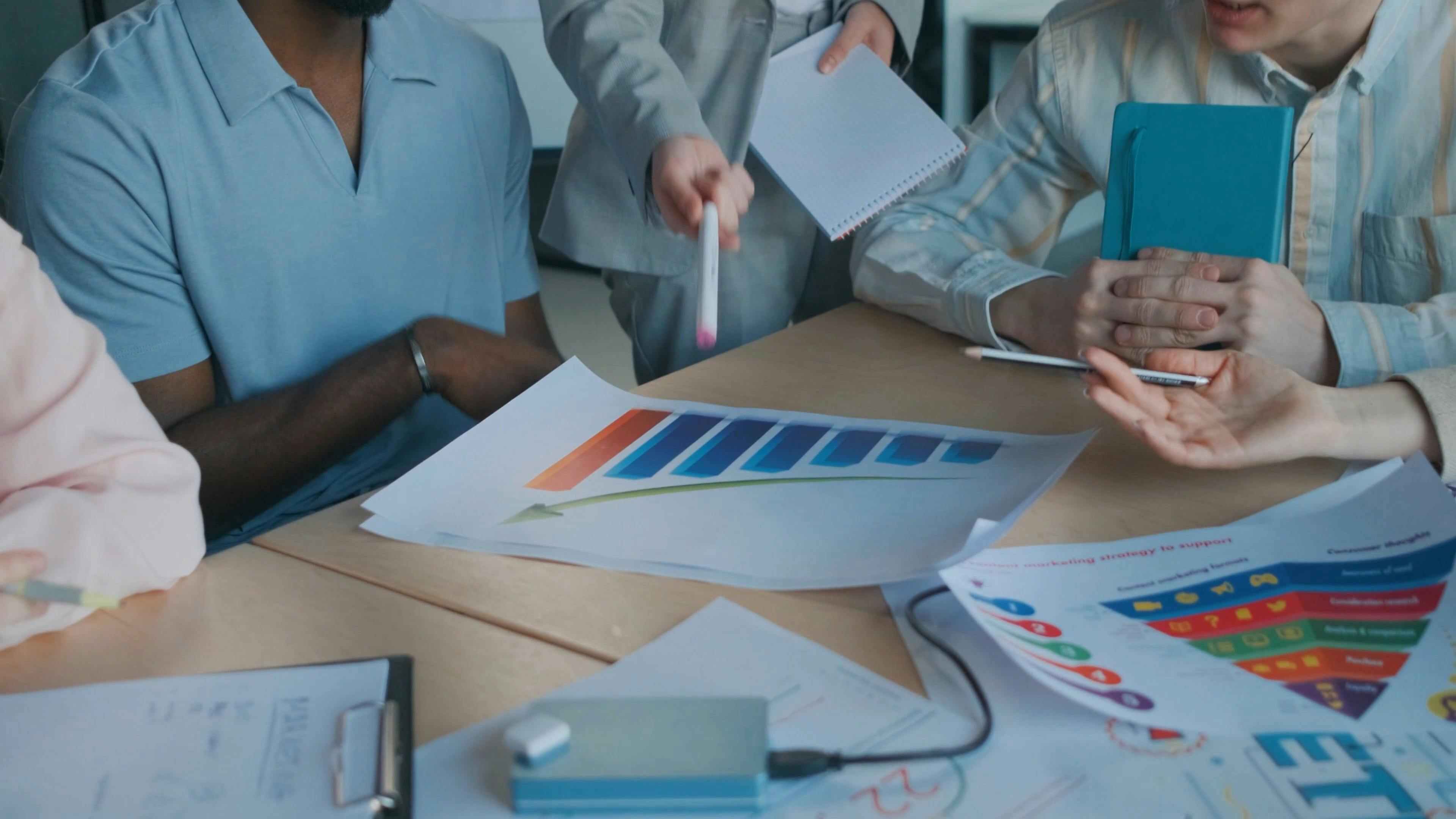 People Planning a Business Strategy · Free Stock Video