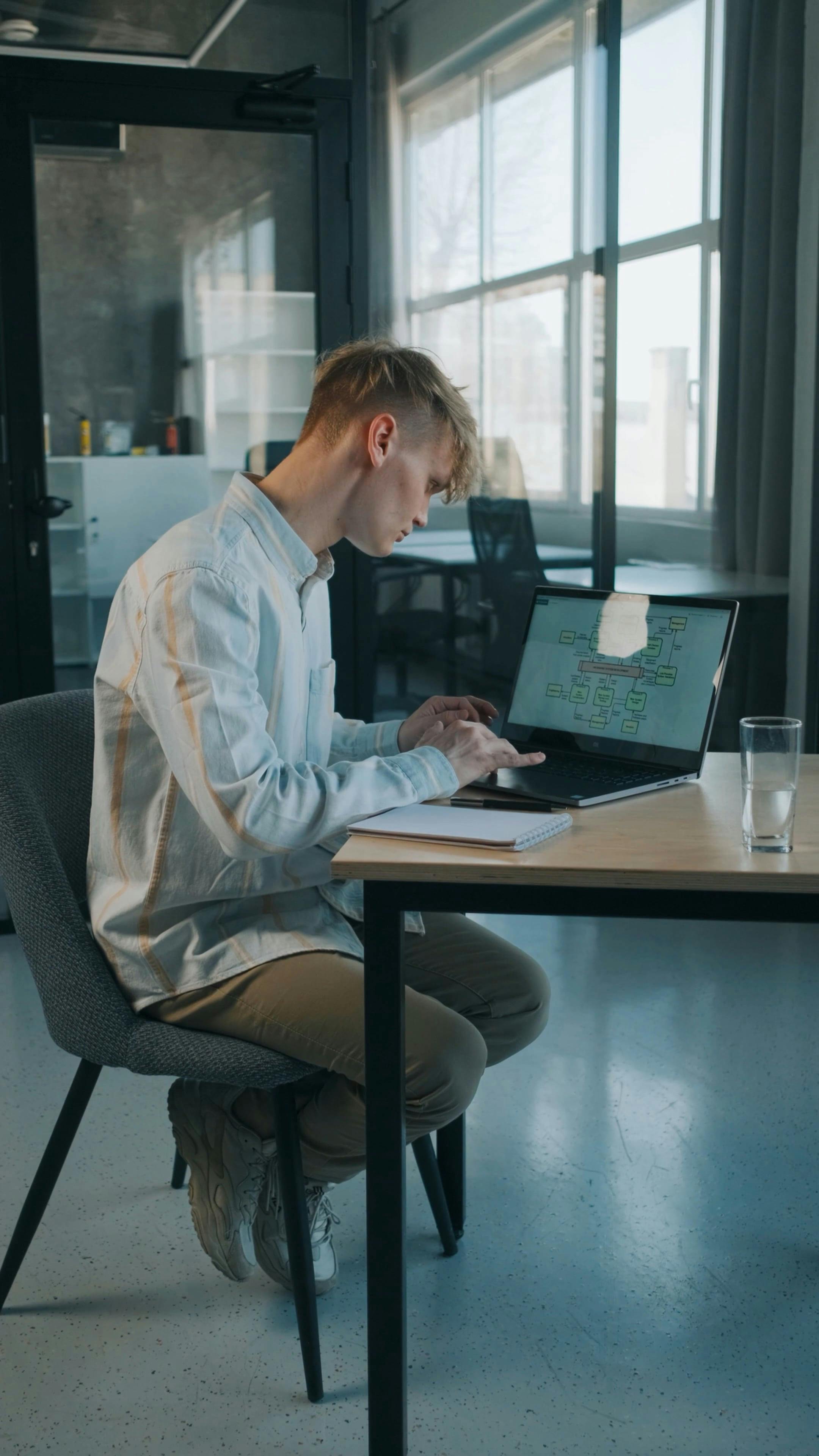 A Man Working on Laptop Free Stock Video Footage, Royalty-Free 4K & HD ...