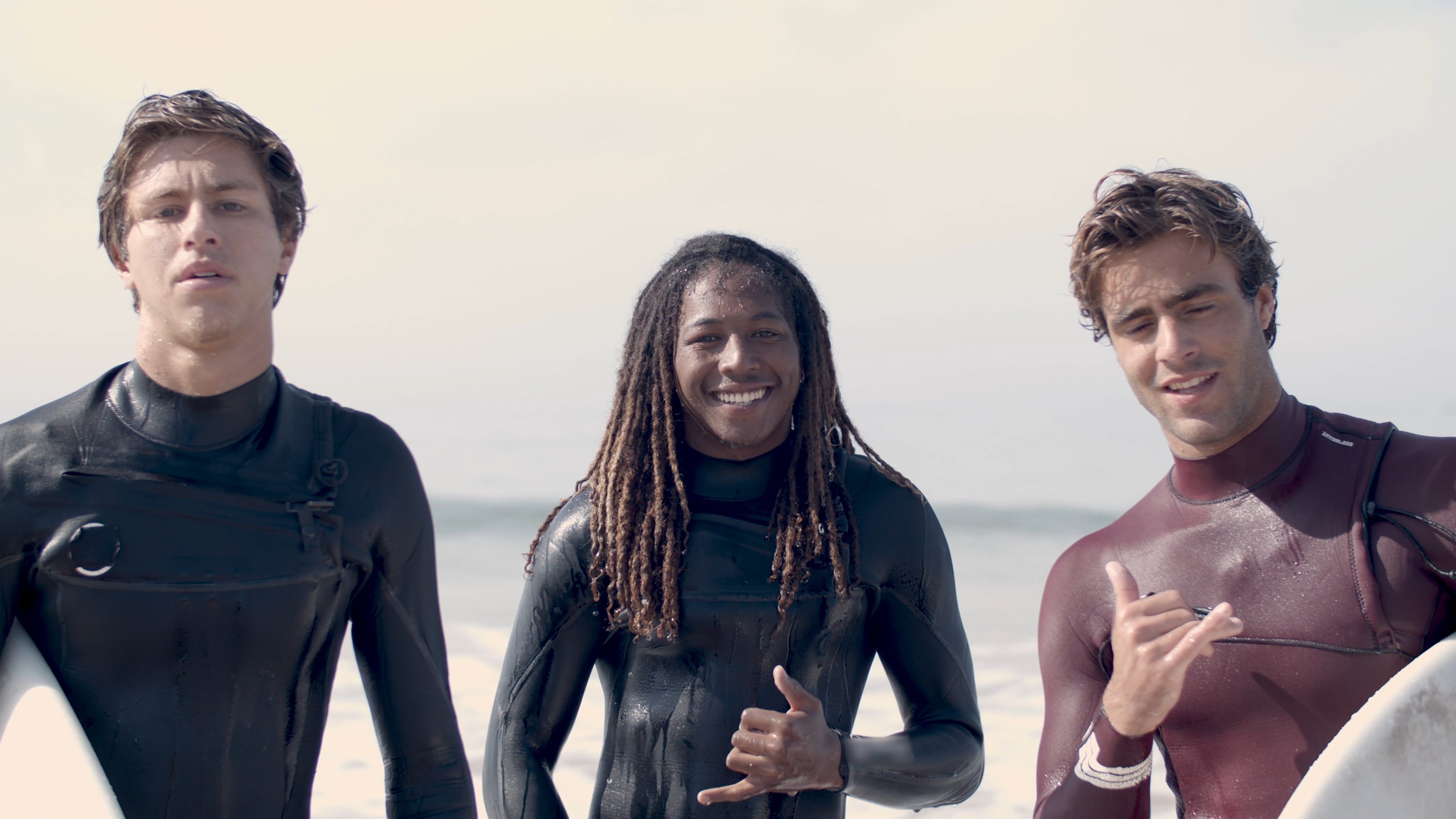 Handsome Surfers Posing · Free Stock Video
