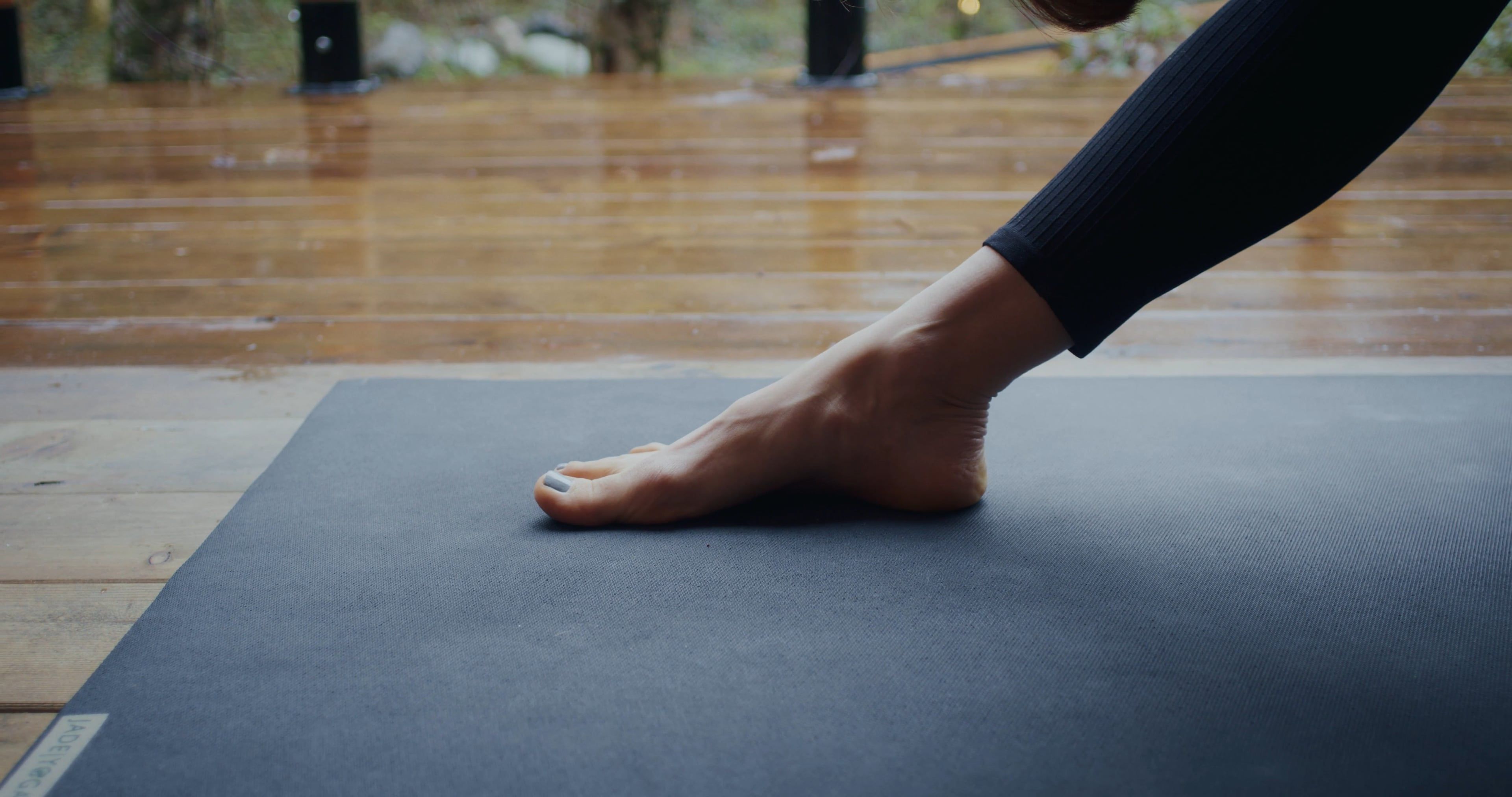 Close-Up View of a Person Practicing Yoga Free Stock Video Footage ...