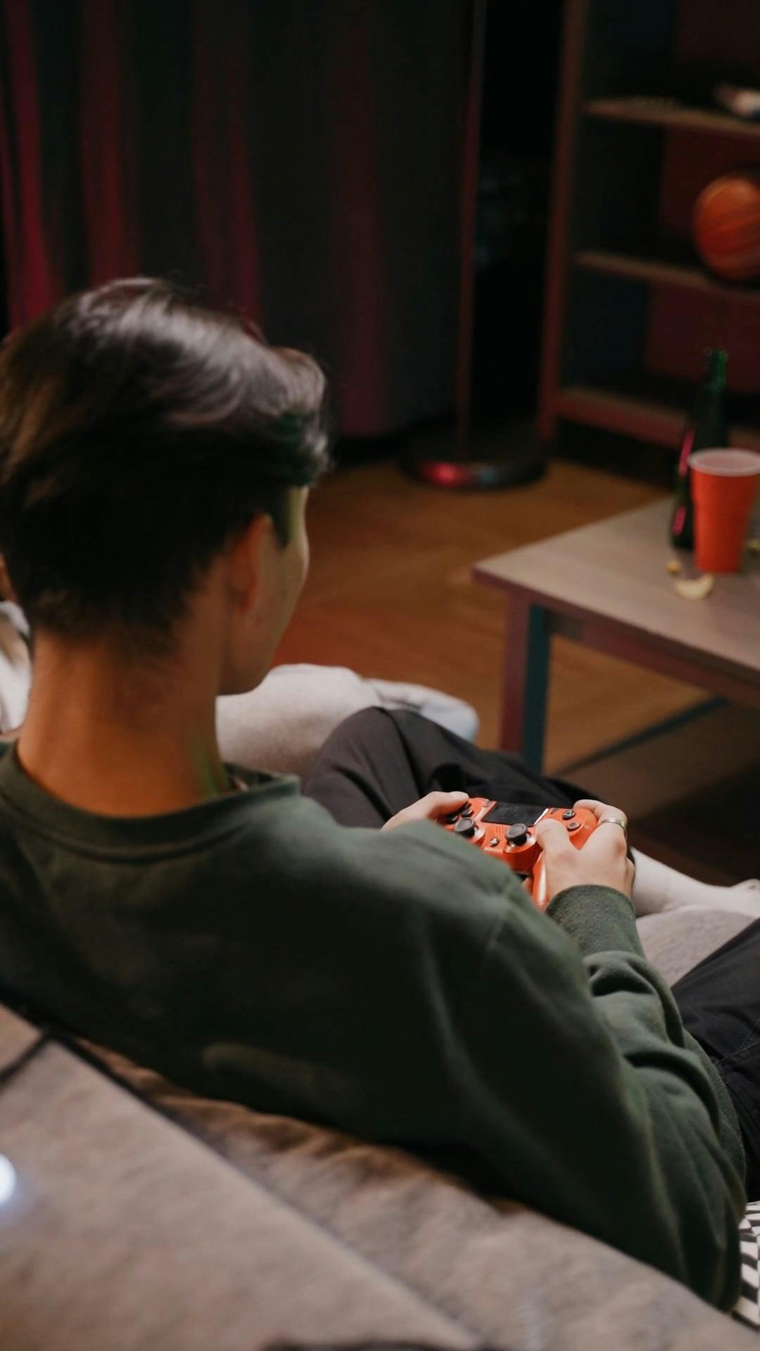 Man Playing a Video Game · Free Stock Video