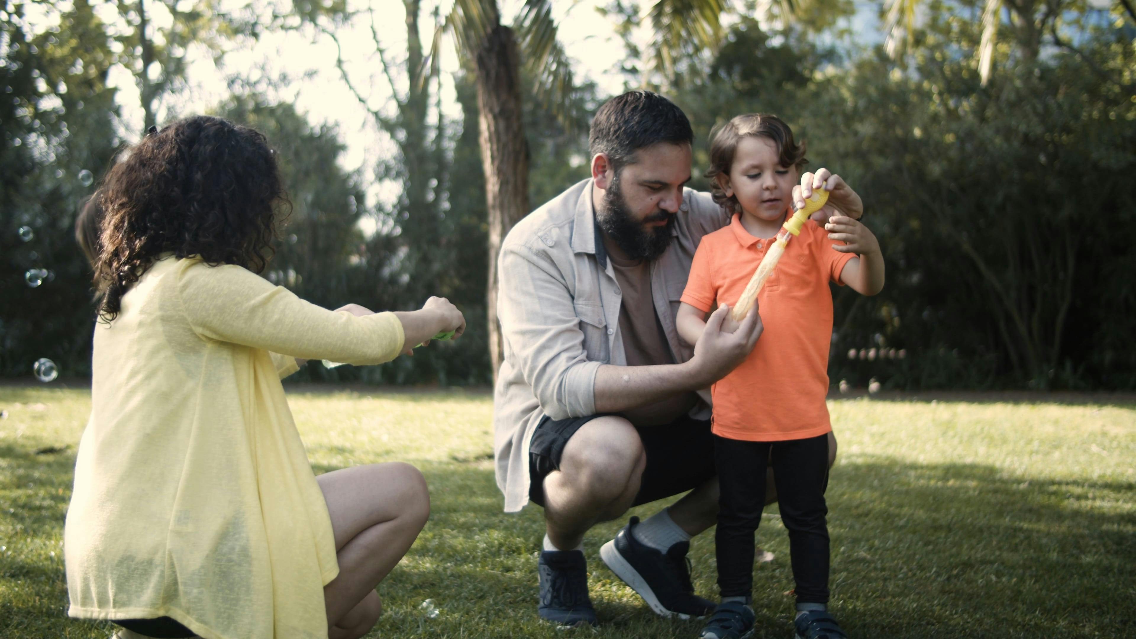 Family Bonding Time in the Park · Free Stock Video