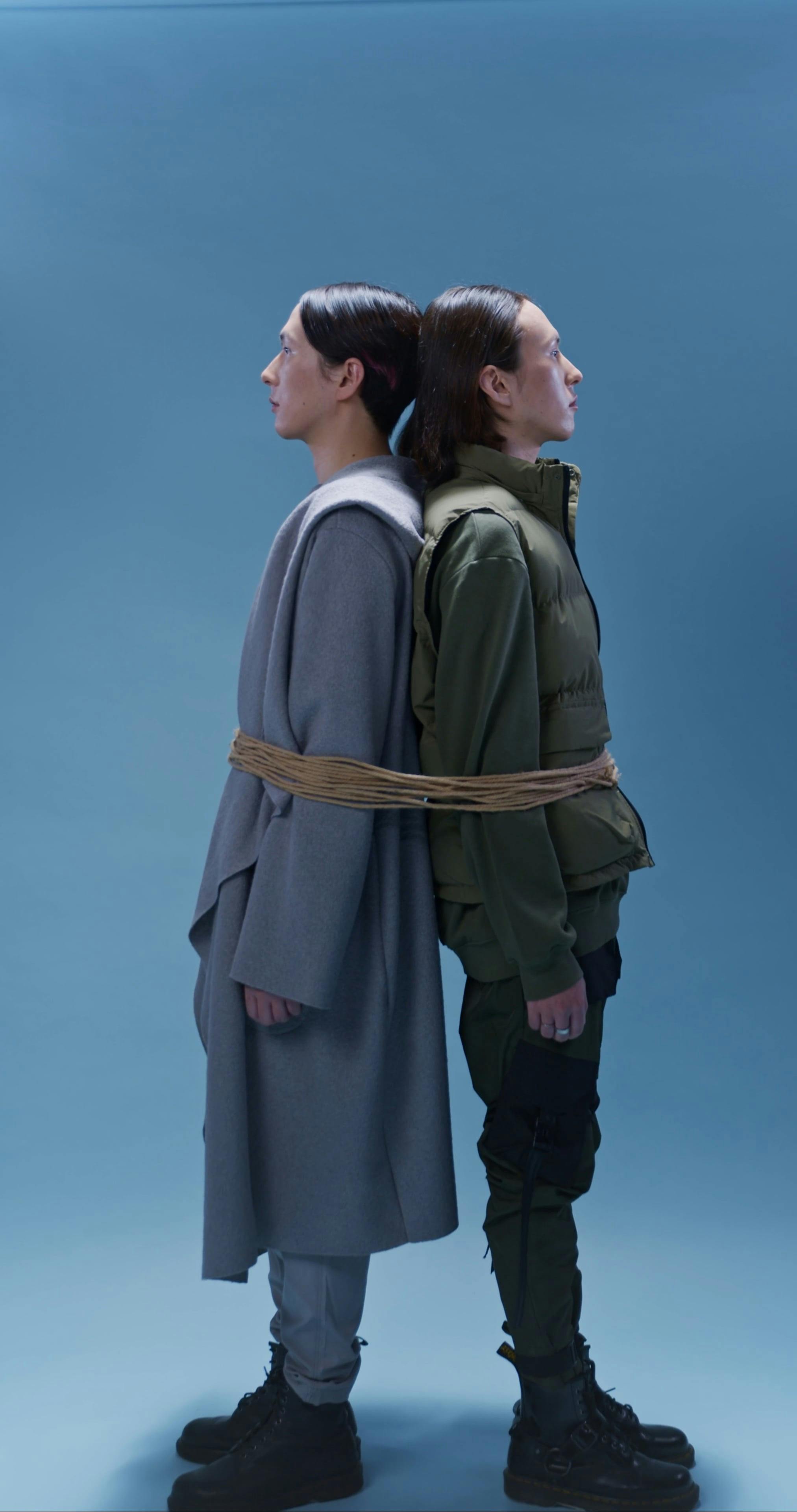 Twin Brothers Tied to One Another Free Stock Video Footage, Royalty ...